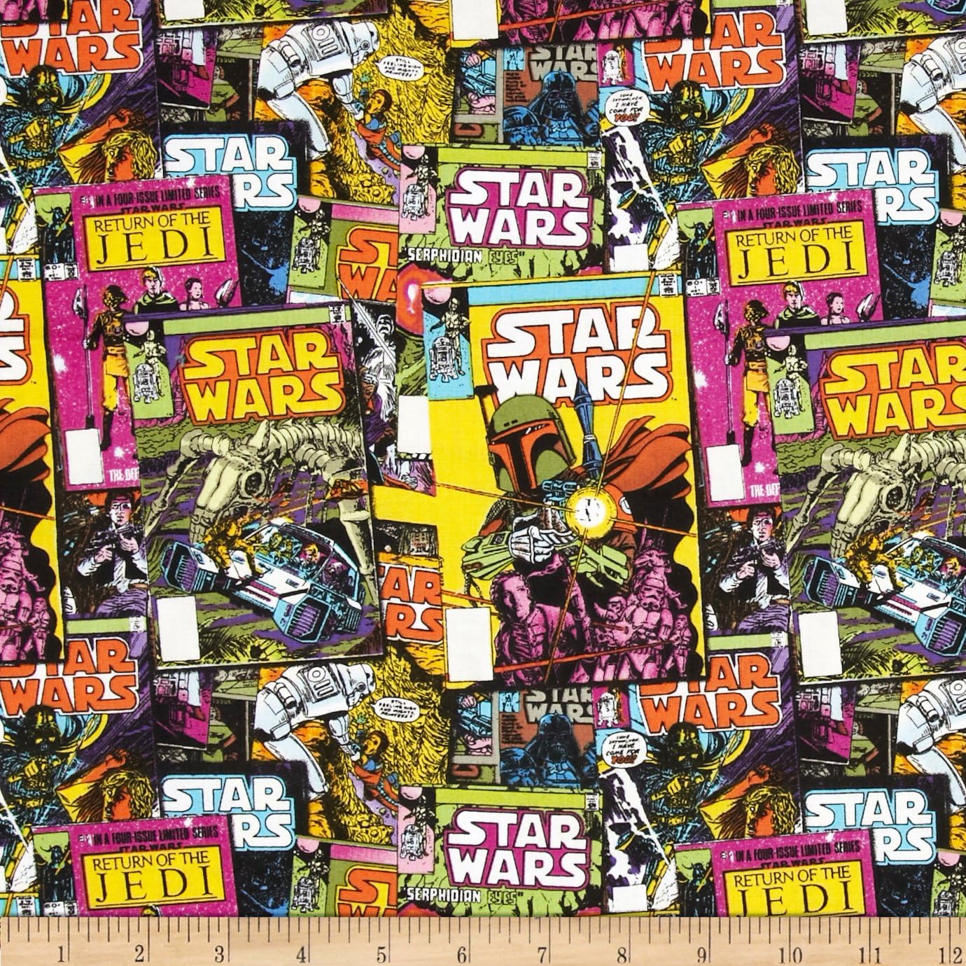 Amazon.com: Star Wars Comic Collection Fabric : Home & Kitchen