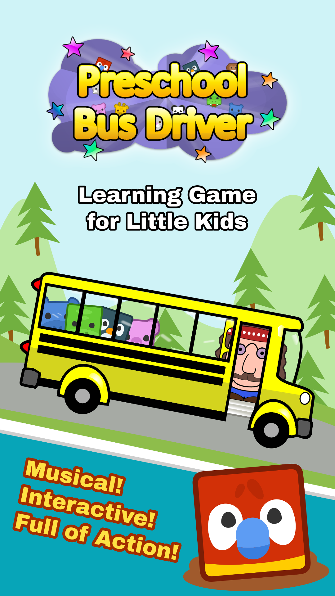 Preschool Bus Driver: NO ADS Learning Game - Preschool Games for Ages 2 ...