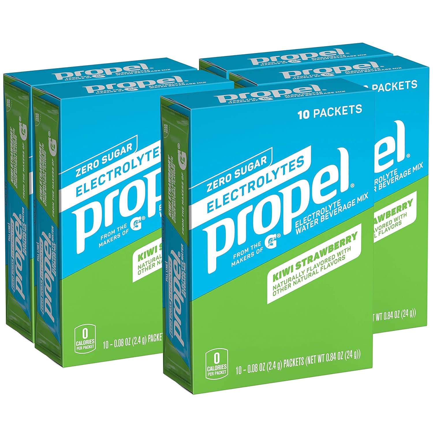 Amazon.com : Propel Powder Packets Kiwi Strawberry With Electrolytes ...