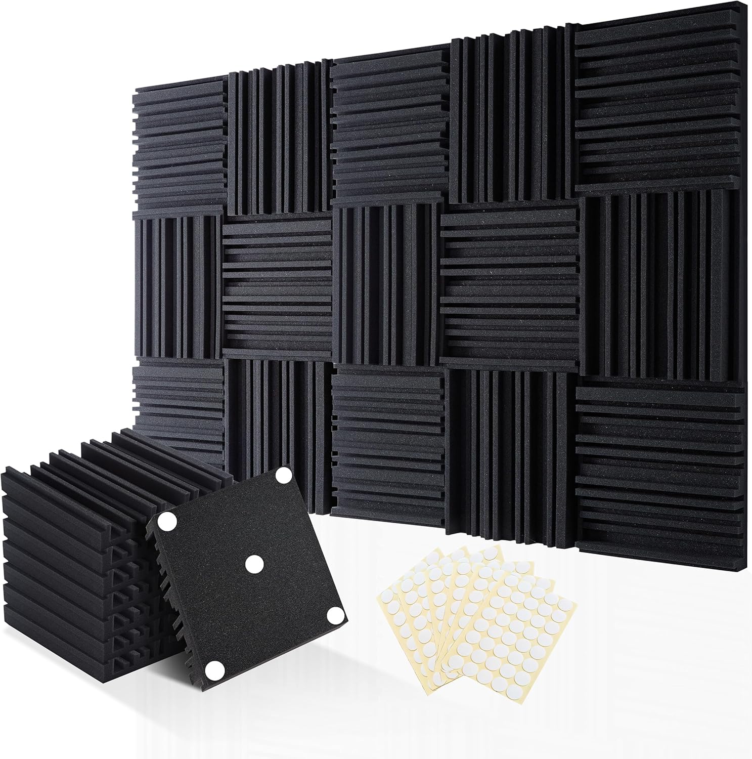 Amazon.com: ZHOJEREL decorative soundproof panel 12 '' X 12 '' X 2 ...
