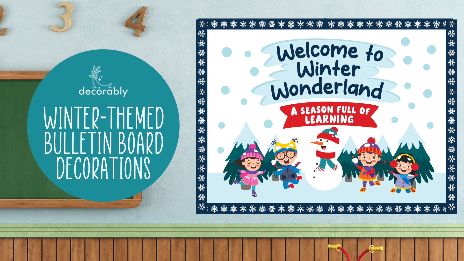 Printable Winter Wonderland Bulletin Board 83 Winter Bulletin Board