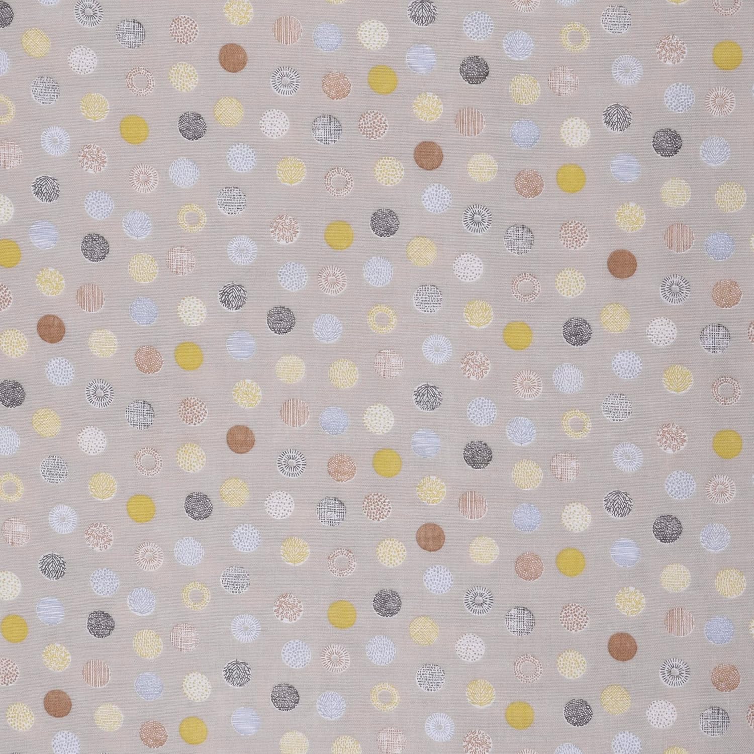 Amazon.com: Mook Fabrics Double Gauze Cosmo SP1870, Lt. Brown/Multi Cut ...