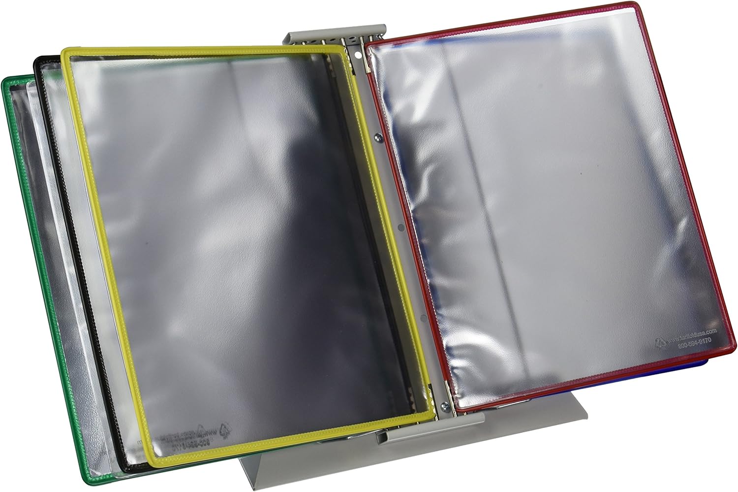 Amazon.com : Tarifold, Inc. D291F Foldfive Desk Unit w/Display Pockets ...