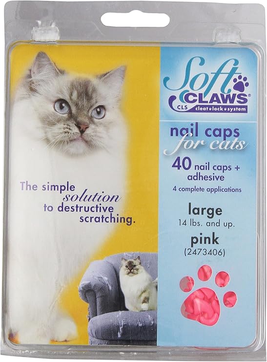 Soft Claws Feline Cat Nail Caps Take-Home Kit, Large, Pink : Amazon.ca ...