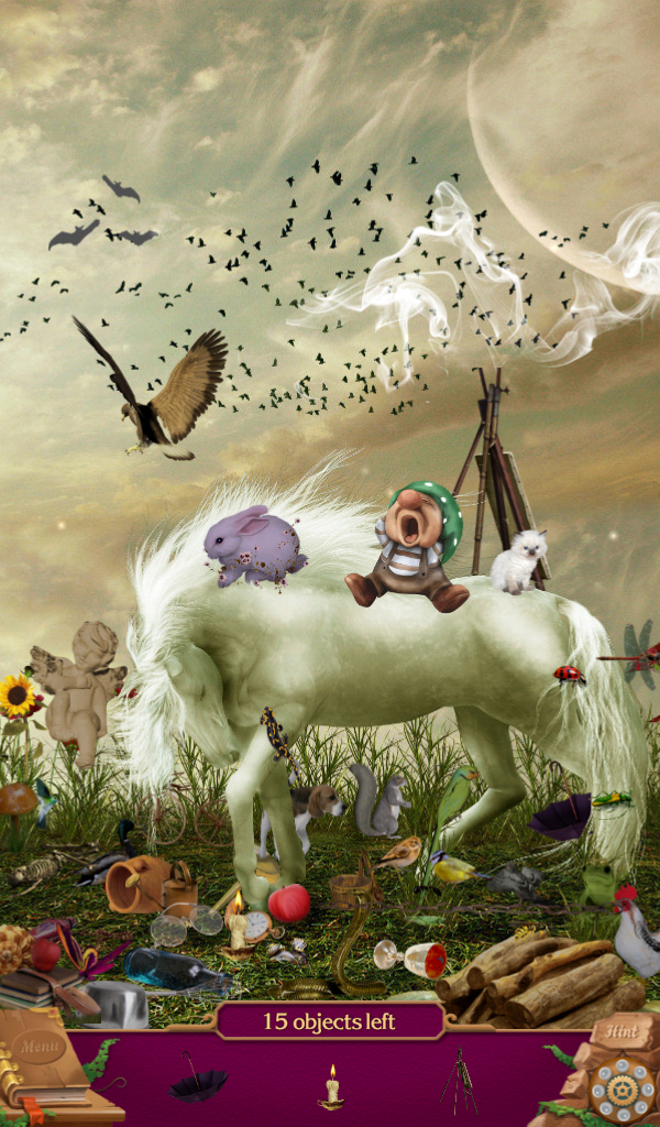 Hidden Objects Horses and Unicorns & 3 puzzle games - App on Amazon ...