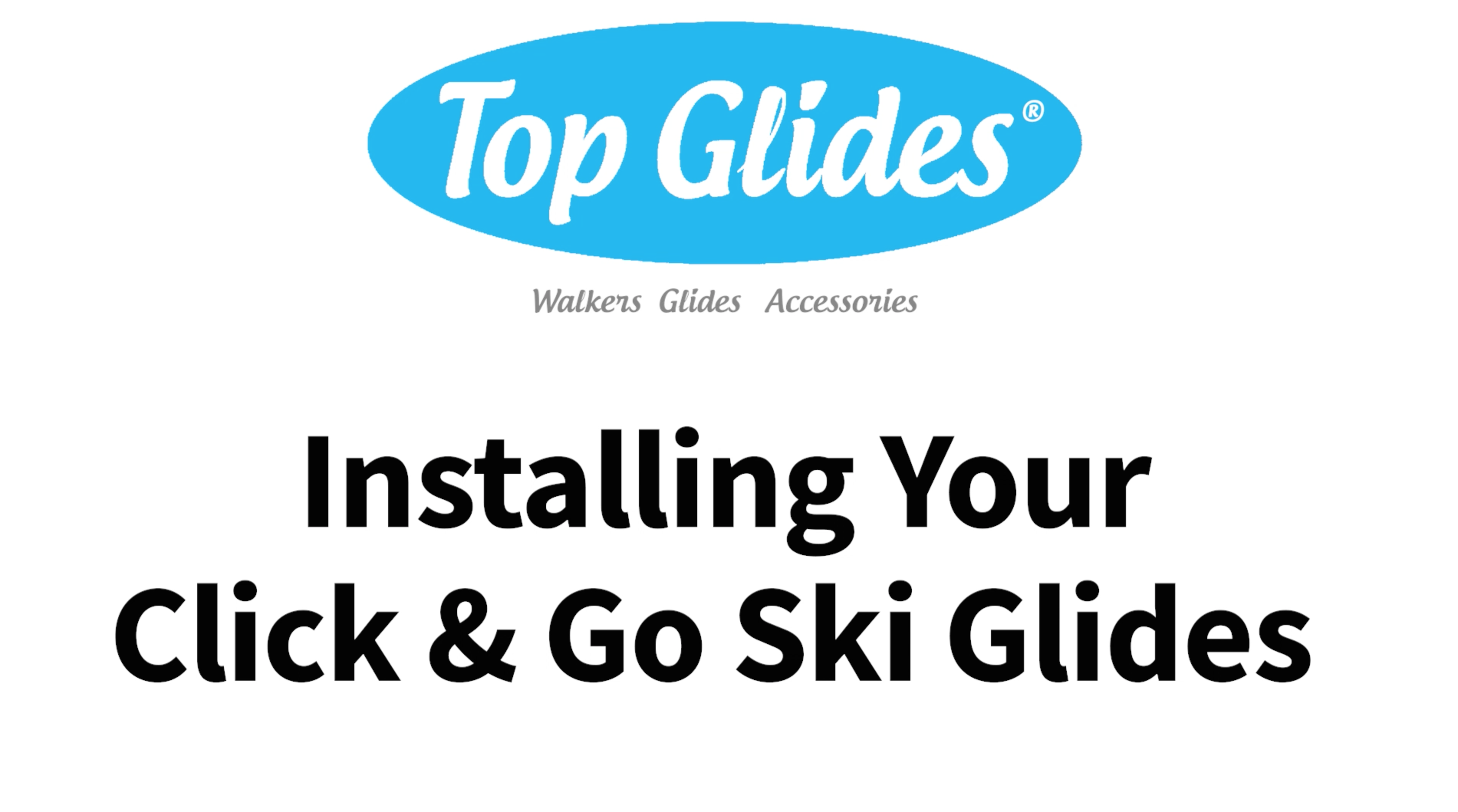 Watch Top Glides 'Click & Go' Ski Glides for Stander Walker on Amazon Live