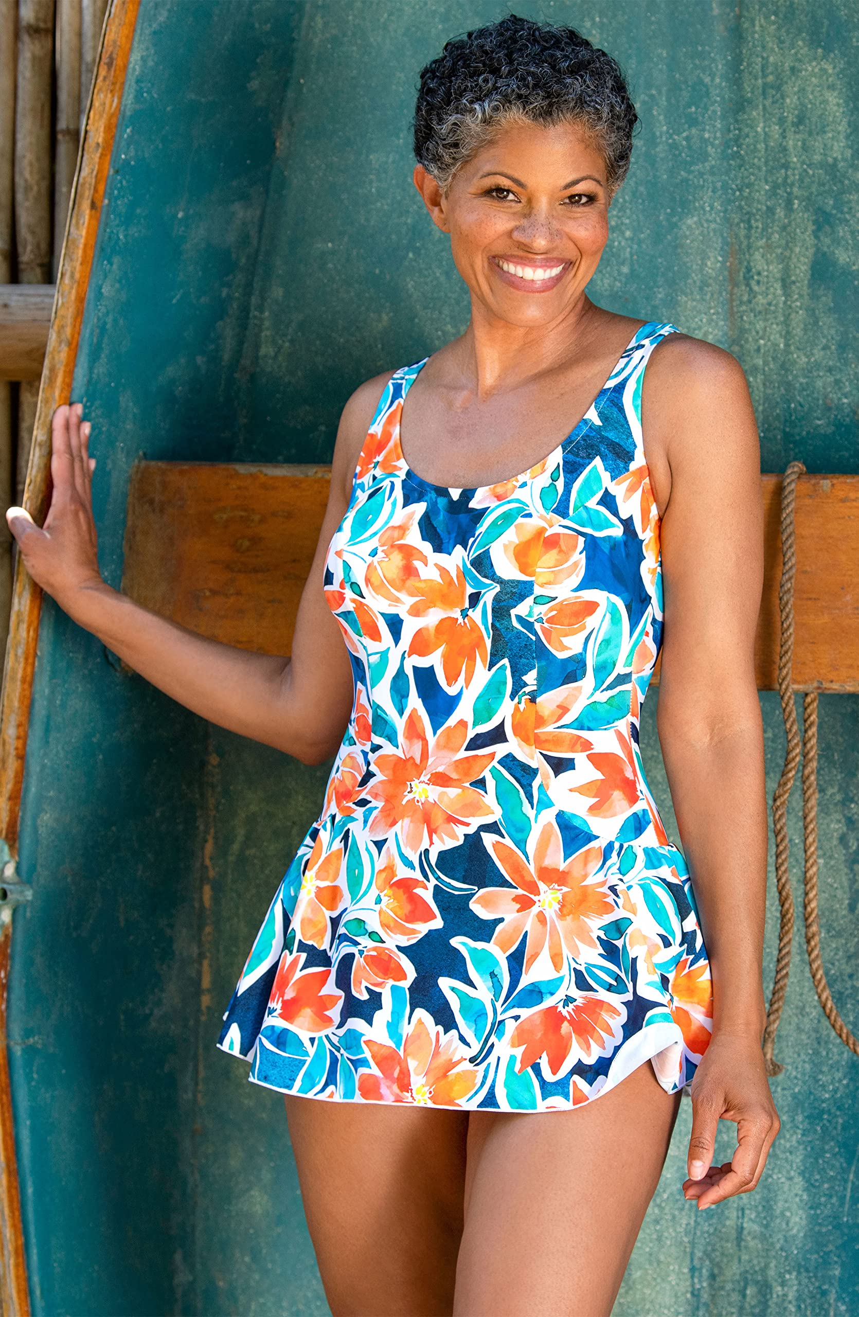 Snapklik.com : Maxine Of Hollywood Womens Standard Seam Front Swim ...