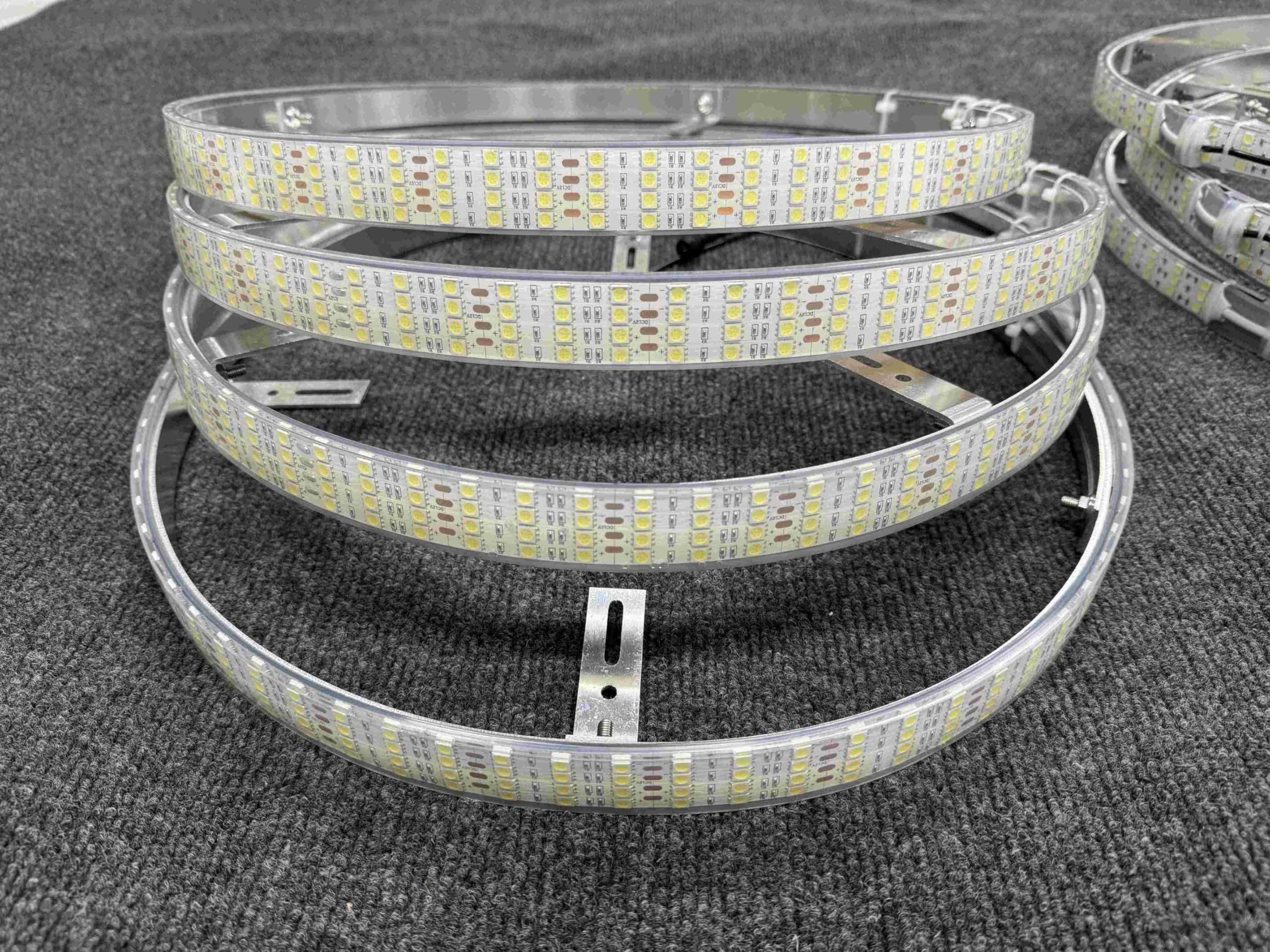 Amazon.com: Brightest Quad Row 4Rolls LEDs Pure White 4PCS 17.5" Wheel ...