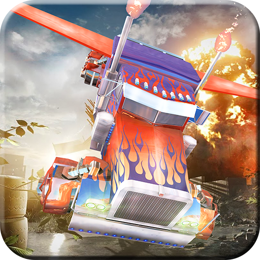 Flying Tank Battlefield Simulator Adventure: Truck War Zone Army Battle ...