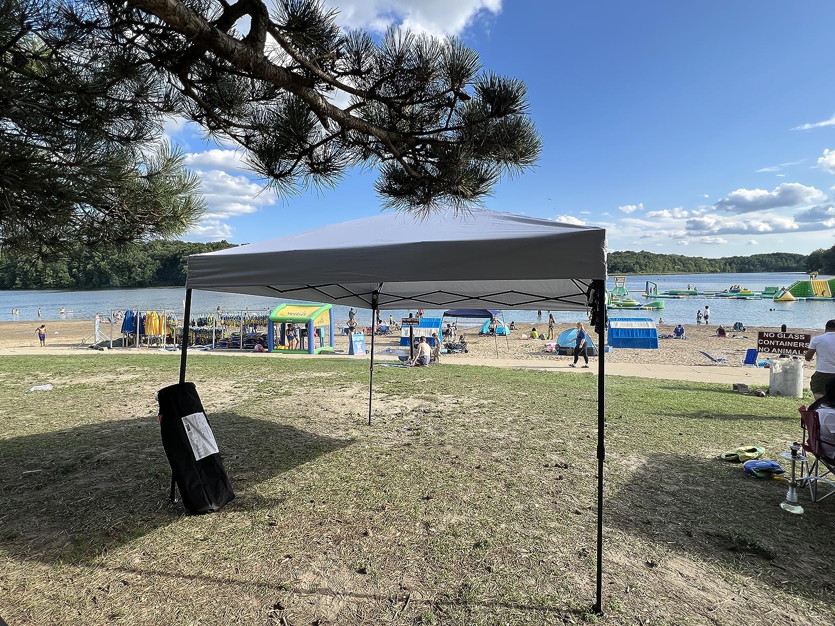 $23/mo - Finance Tunbne 10'x10' Pop Up Canopy Tent with Sidewall Vented ...