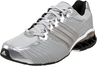 adidas Fedora - Tenis de Correr para Hombre, Plateado/Plateado Negro ...