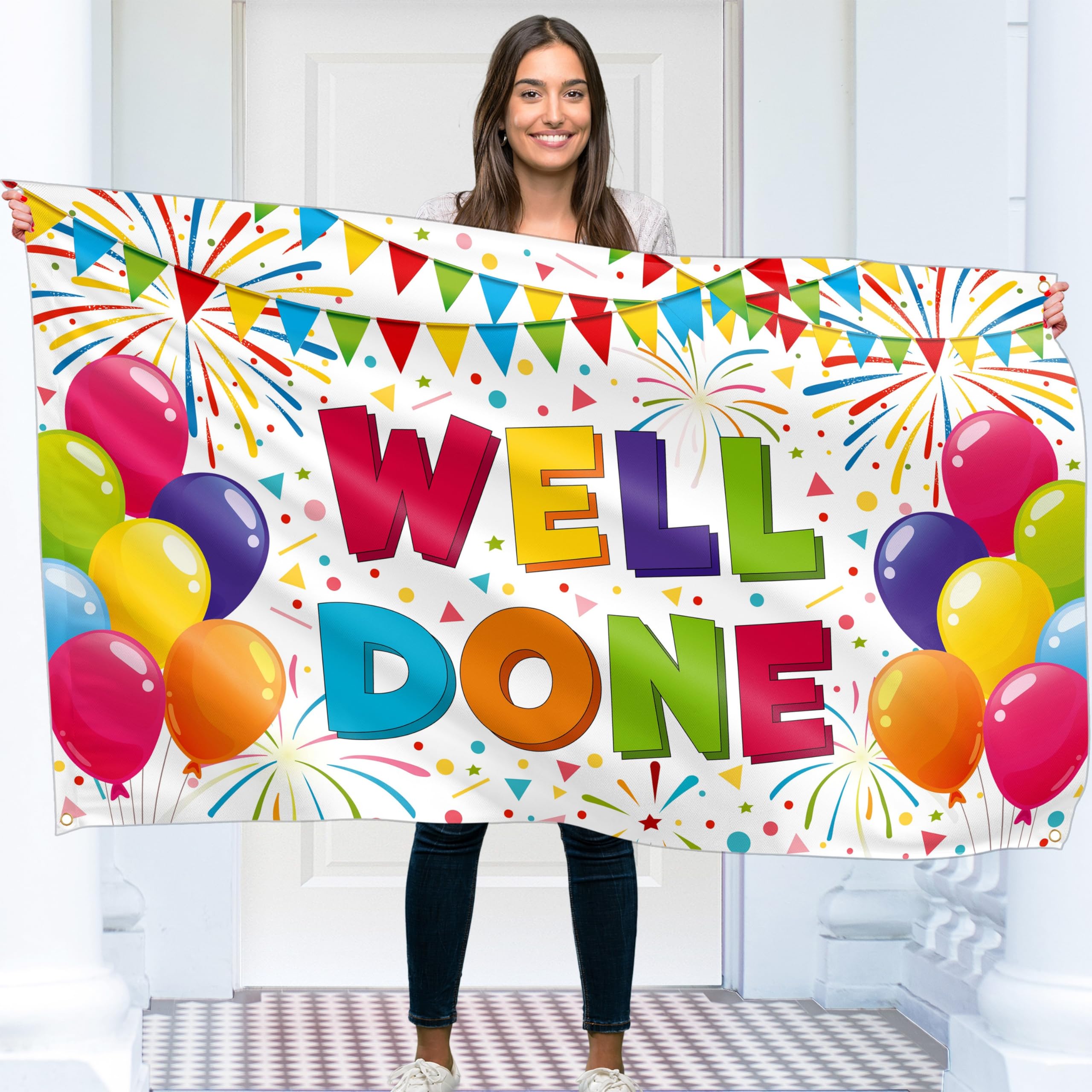 Well Done Banner – Congratulations Banner – Congratulations Decorations ...