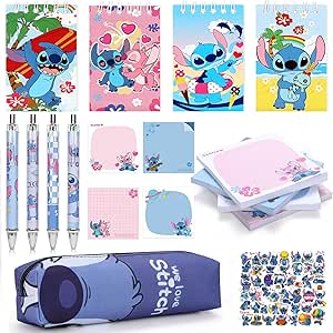 Amazon.com: buersur Stich School Supplies Gift Set - 65 PCS Kids School ...