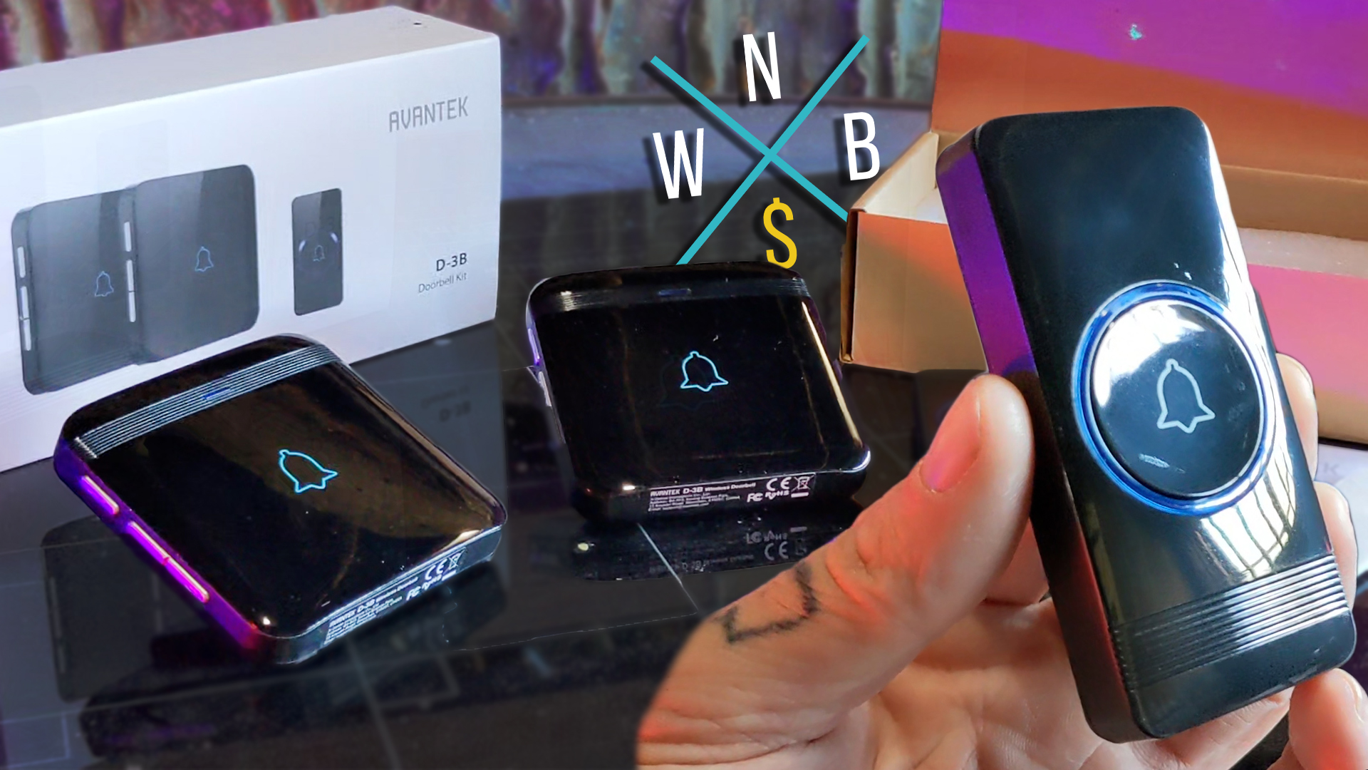 Watch AVANTEK D-3B Wireless Doorbell Kit - Installation & Review on ...