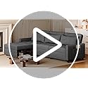 Amazon.com: Aiho Convertible Sectional Sofa Bed, Sleeper Sofa Bed with ...