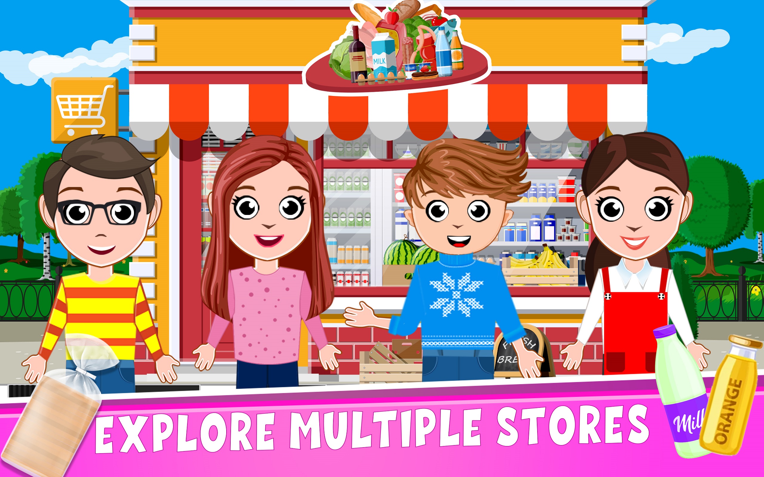 Pretend Shopping Mall Games | Supermarket Grocery Store - App on Amazon ...