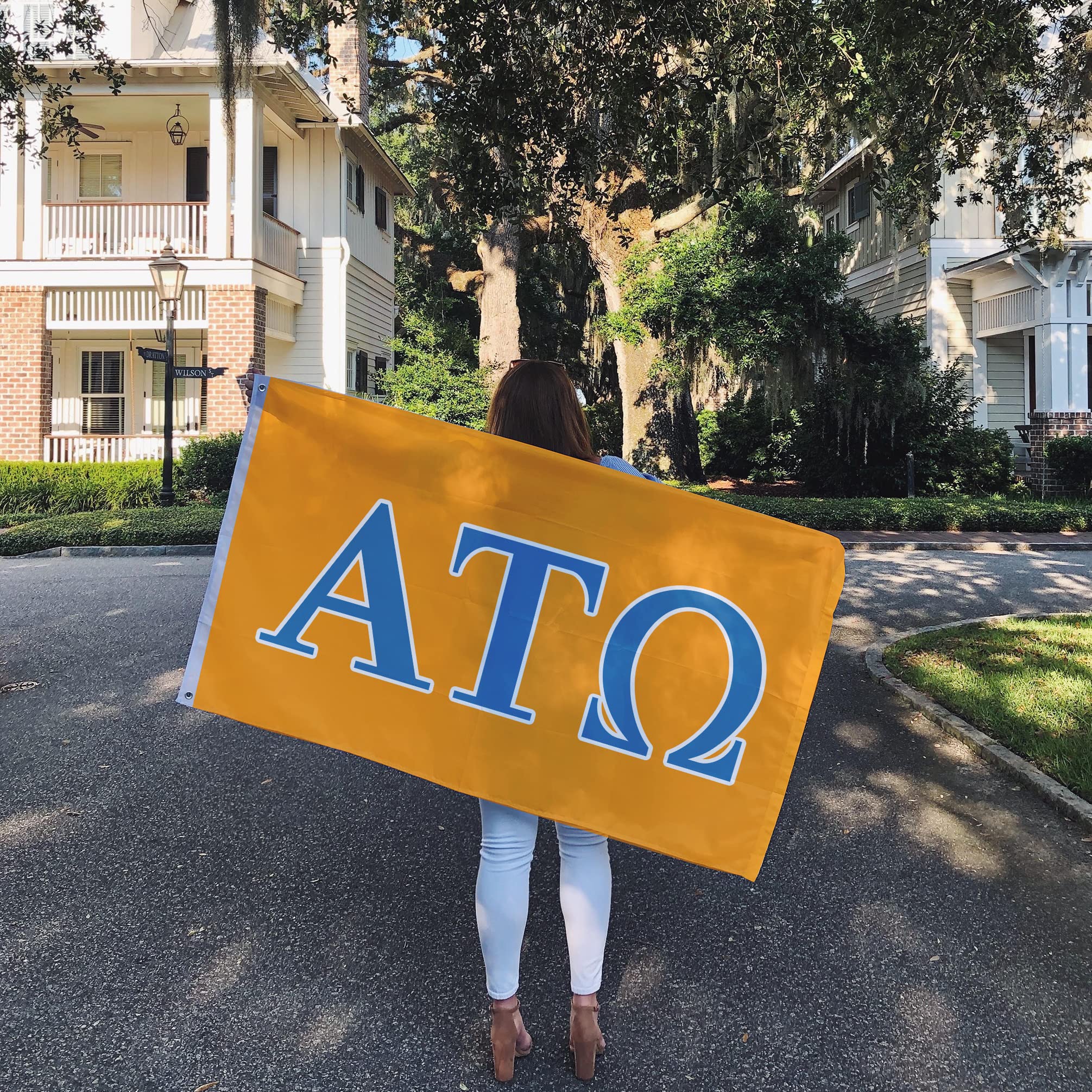 Alpha Tau Omega Flag Flying