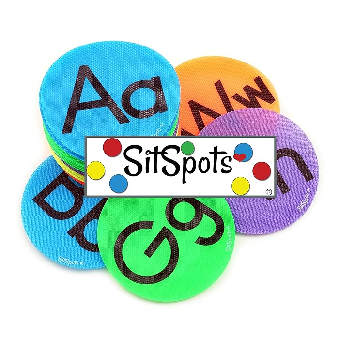 Buy SitSpots® Alphabet Multi-Color Circle (Size 4") - Pack A-Z Circle ...