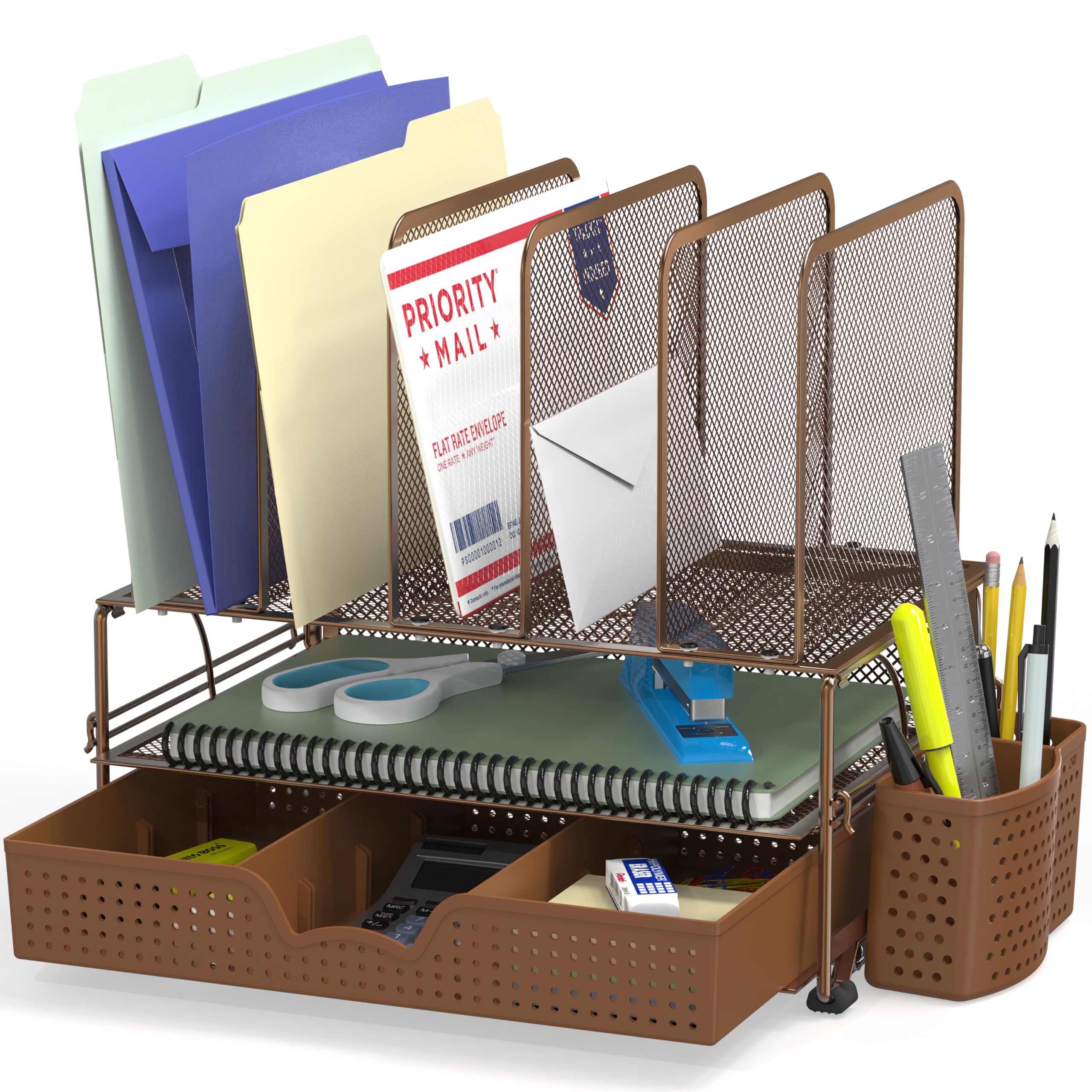 Snapklik.com : Simple Houseware Mesh Desk Organizer