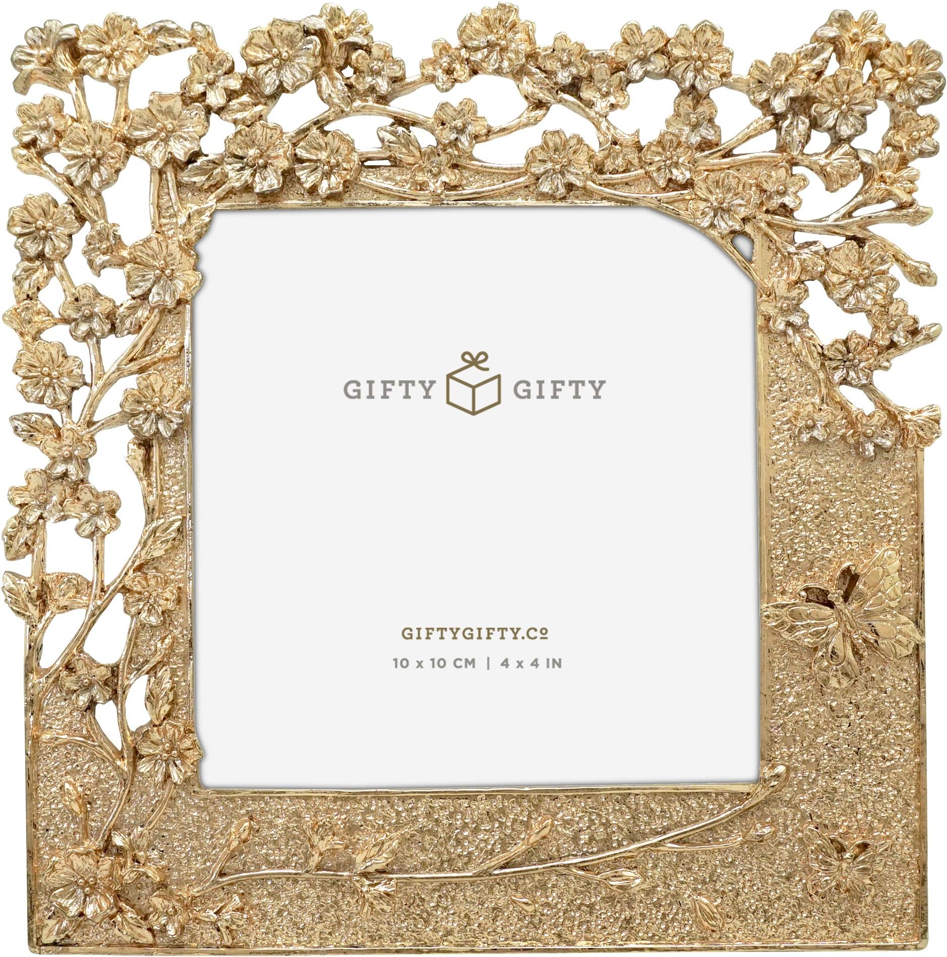 Amazon.com - Zodax Gold Leaf Finish Photo or Picture Frame (5x7, Gold)