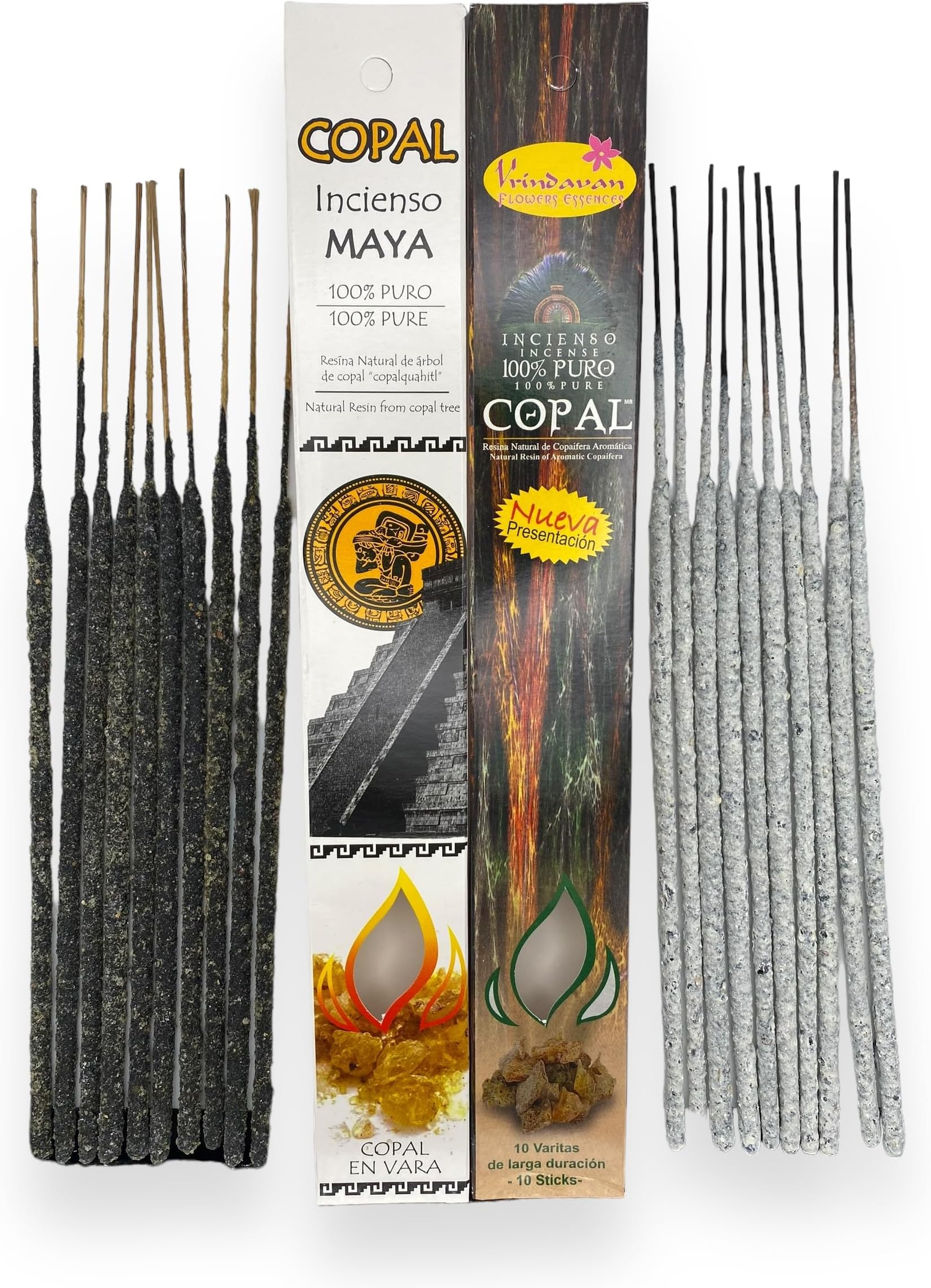 Amazon.com: Incienso Copal Mexicano 20 Sticks Premium Mayan White Copal ...