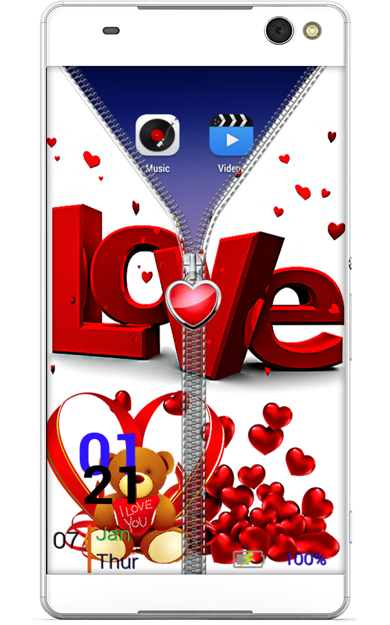 Love Zipper Lock - App on Amazon Appstore
