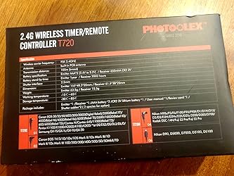 Amazon.com : PHOTOOLEX Intervalometer Digital Camera Remote Shutter Release Controller LCD Timer ...
