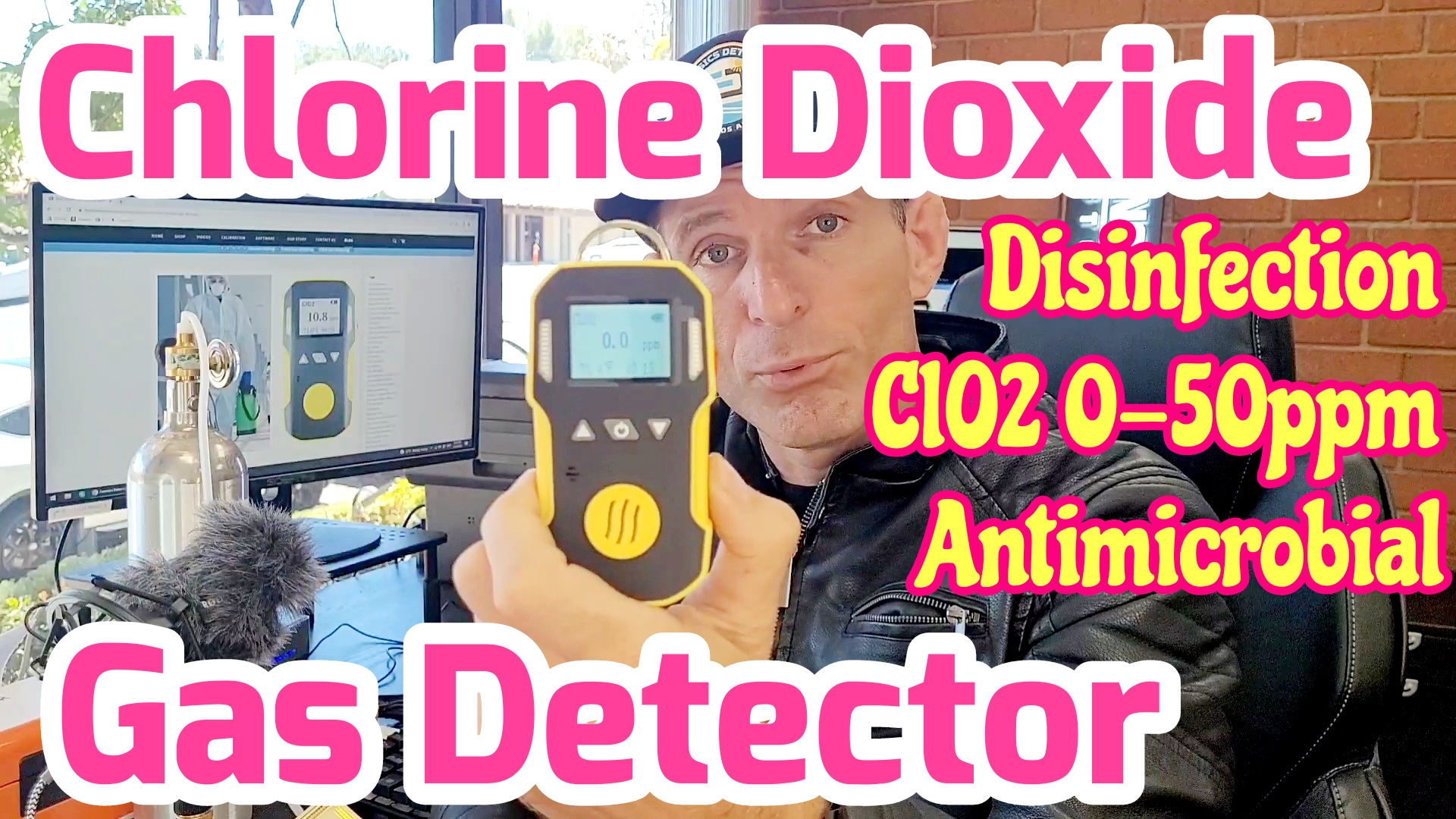 Watch Chlorine Dioxide Gas Detector ﹙ClO2﹚ on Amazon Live