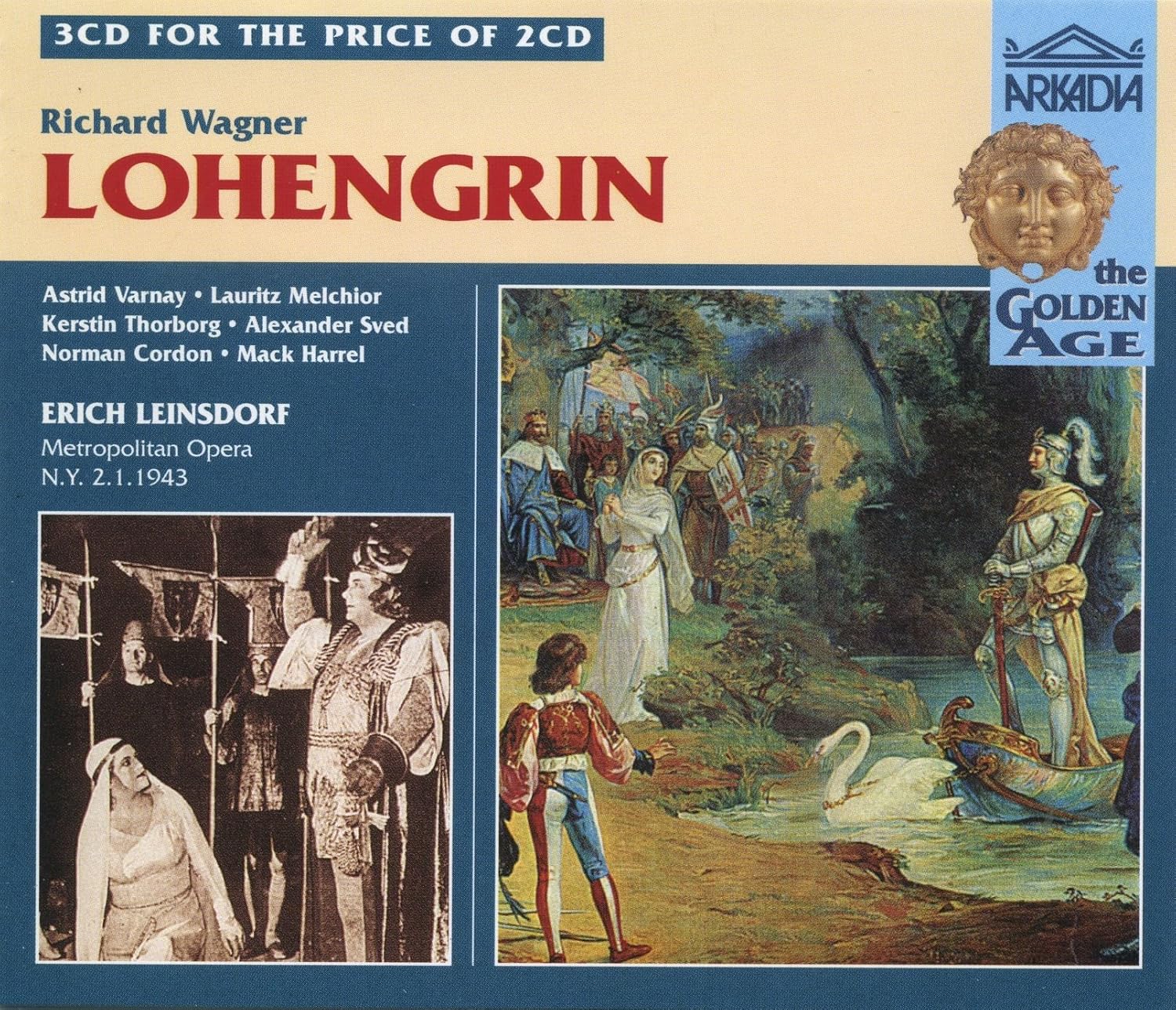 Richard Wagner, Erich Leinsdorf, Metropolitan Opera 1943, Astrid Varnay ...