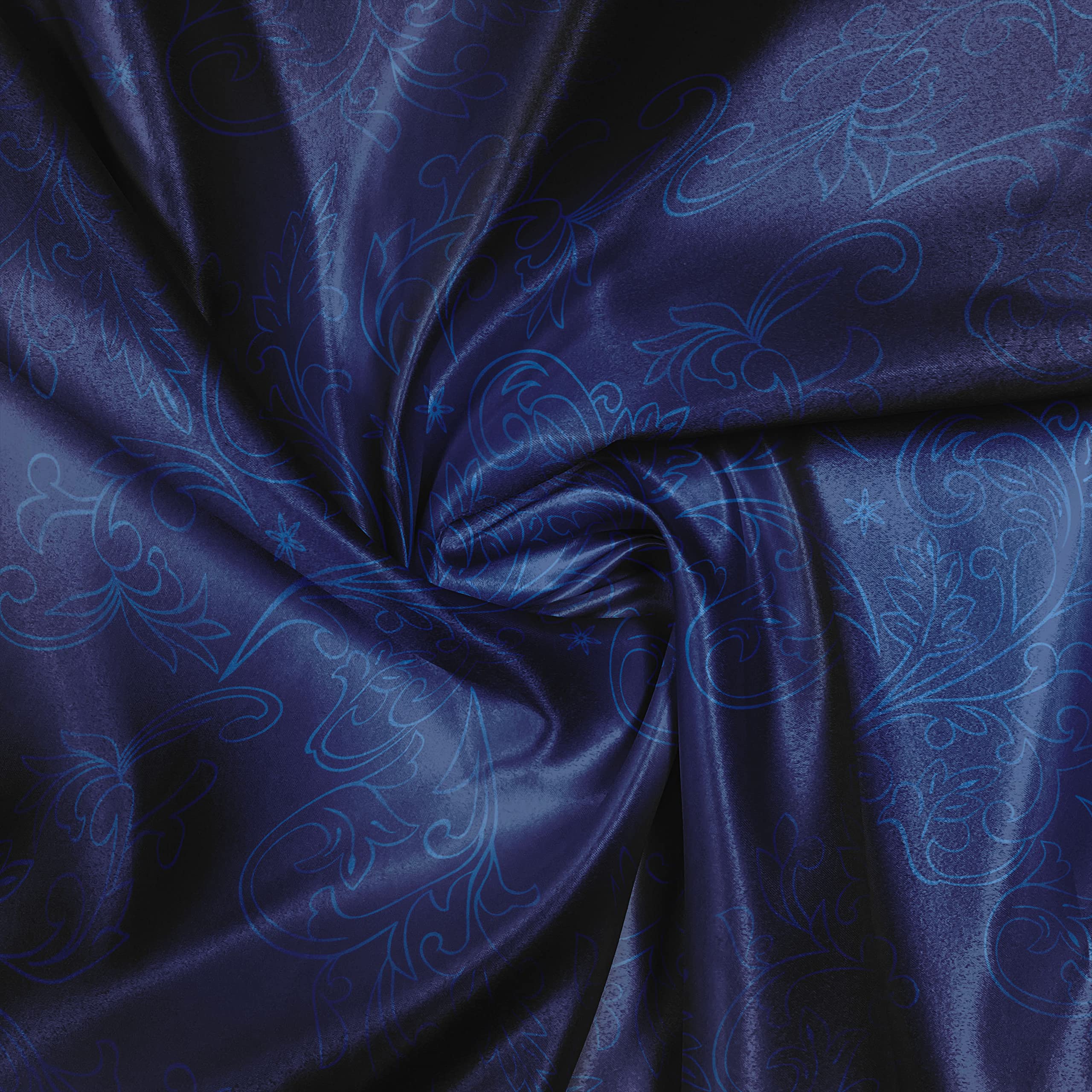 Royal Blue Fabric Design