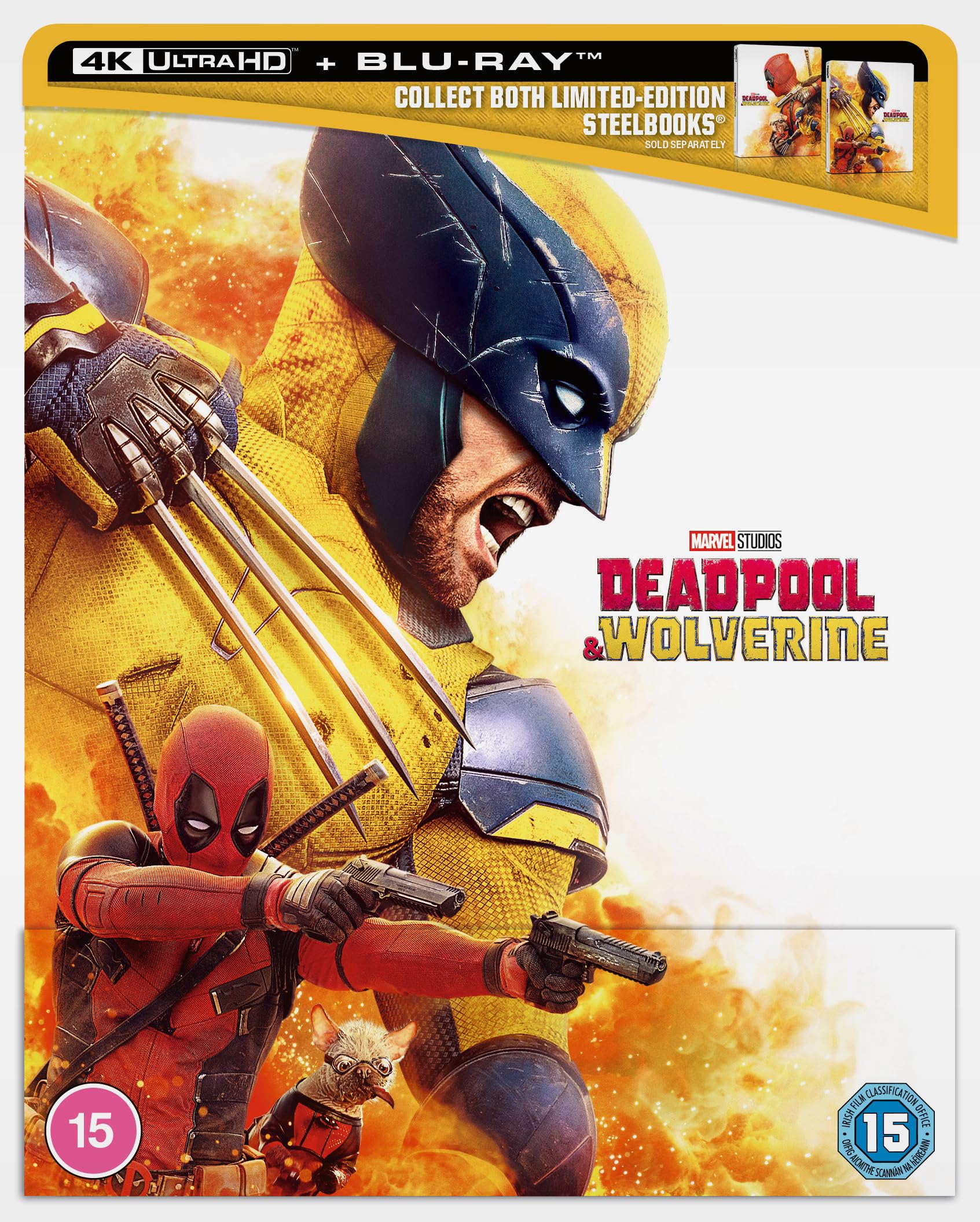 Marvel's Deadpool & Wolverine 4K UHD Steelbook (Wolverine) [Blu-ray ...