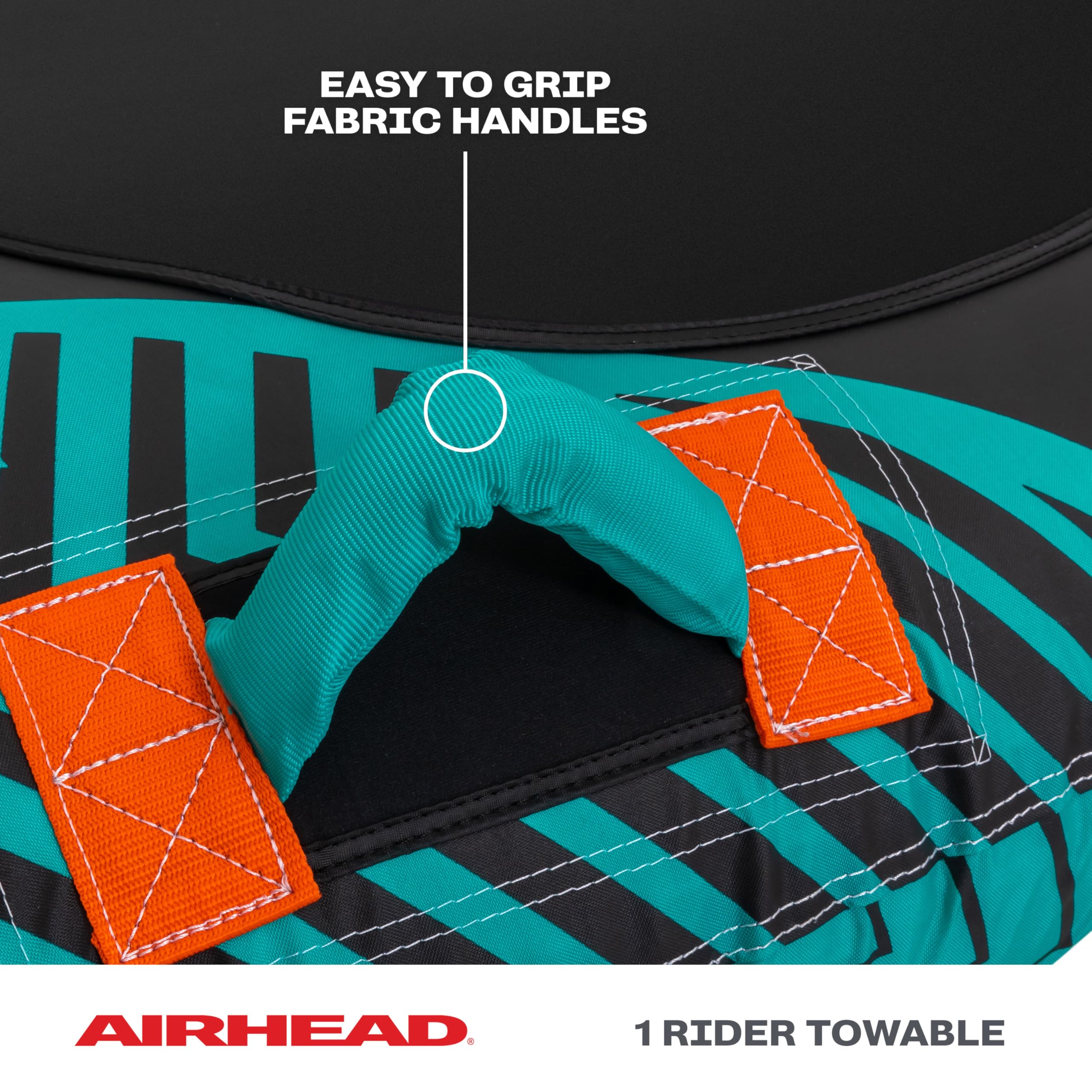 Kwik-Connect Tow System Airhead Super Slice Towable Tube - 2-4 Riders ...