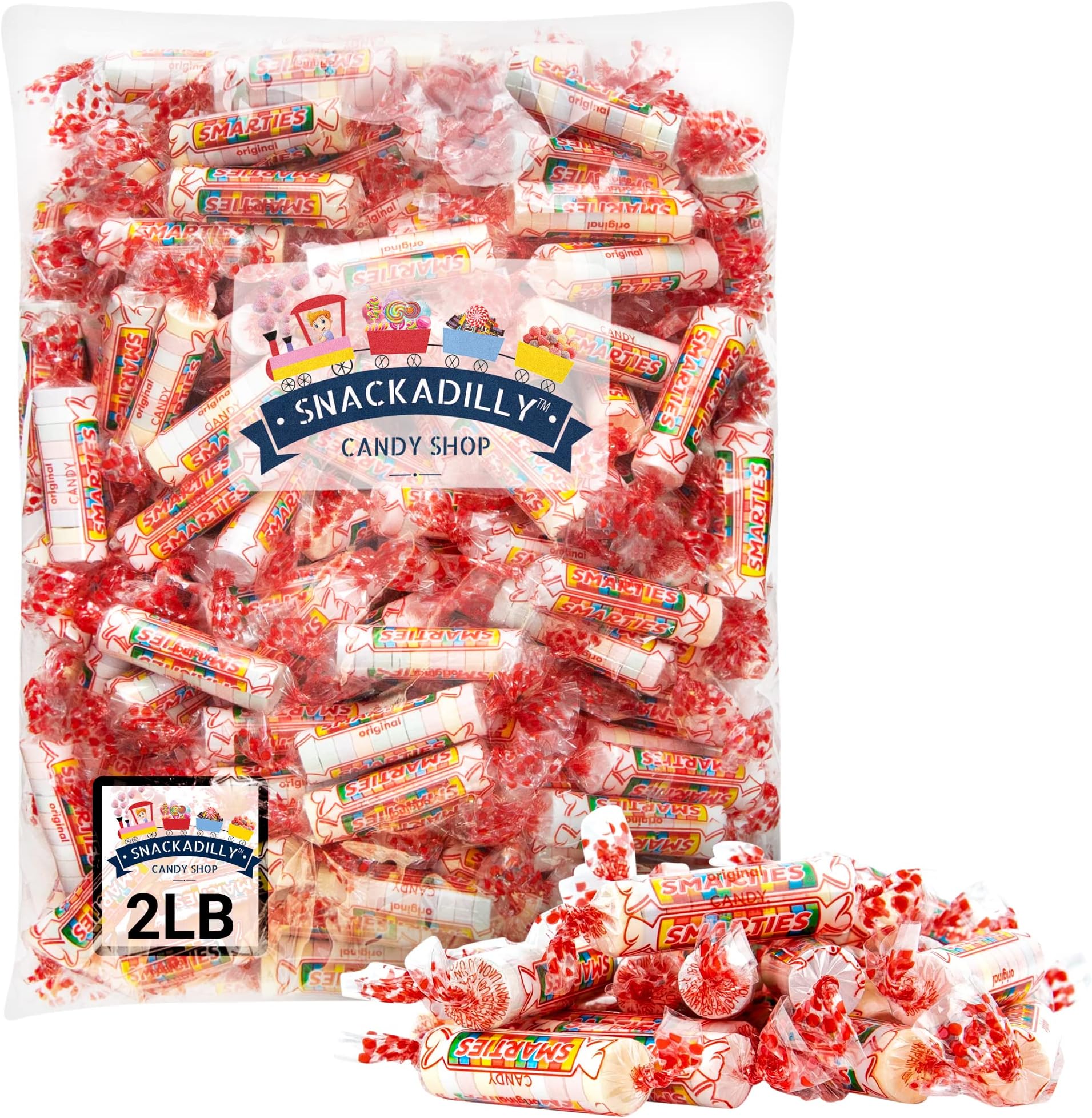 Amazon.com: Smarties Candy Rolls Original Flavor Gluten Free & Vegan ...