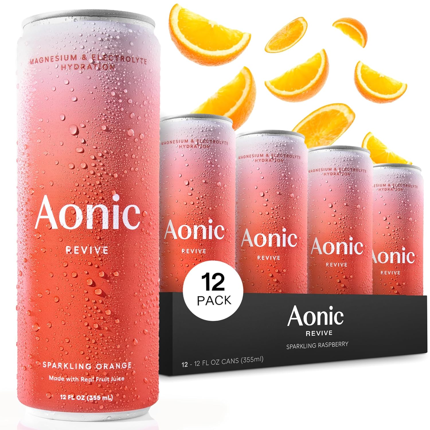 Amazon.com: Aonic Revive Sparkling Orange – Hydration Drink with ...