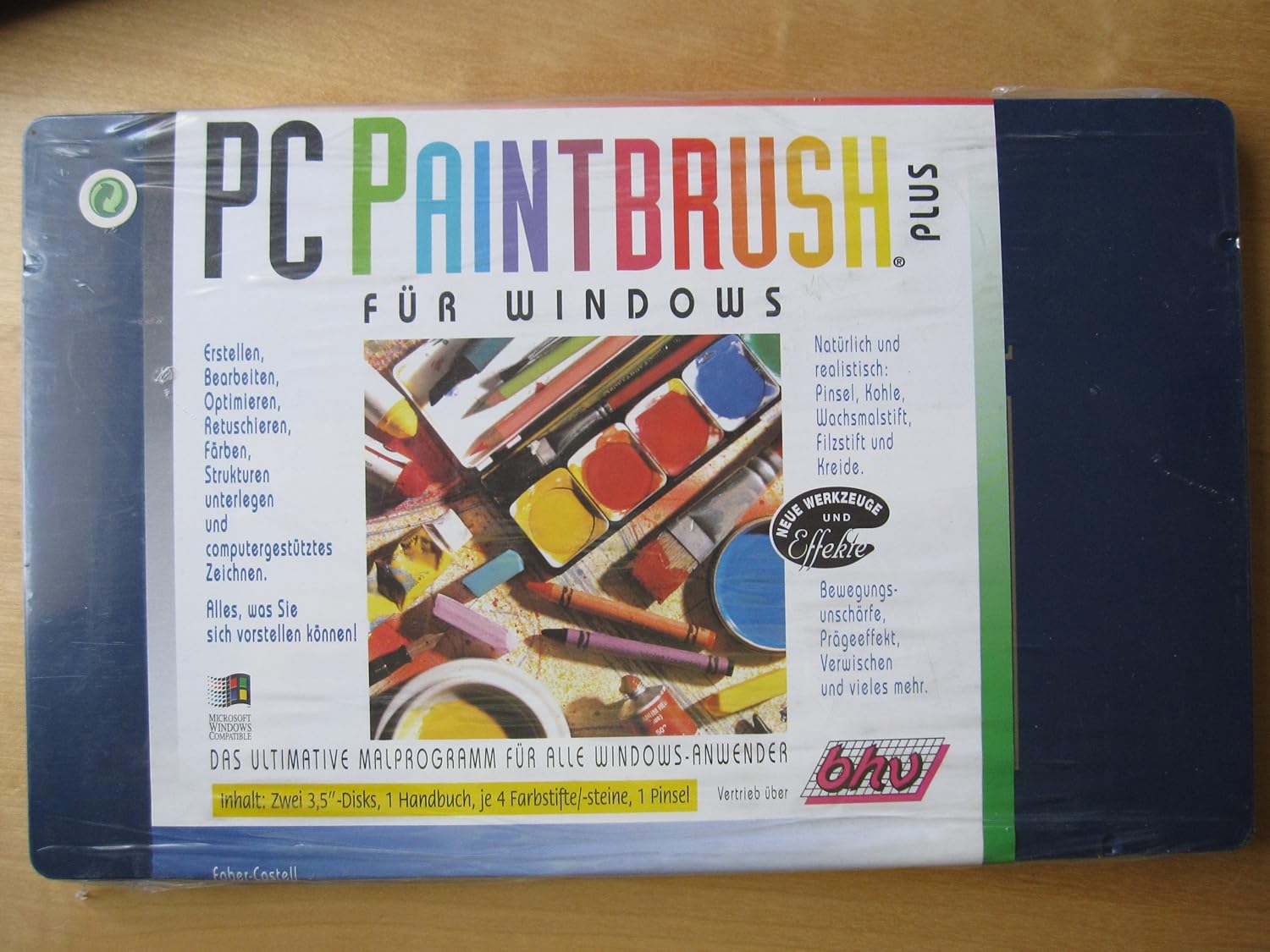 PC Paintbrush Plus für Windows. Inkl. zwei 3 1/2'- Disketten. Das ...