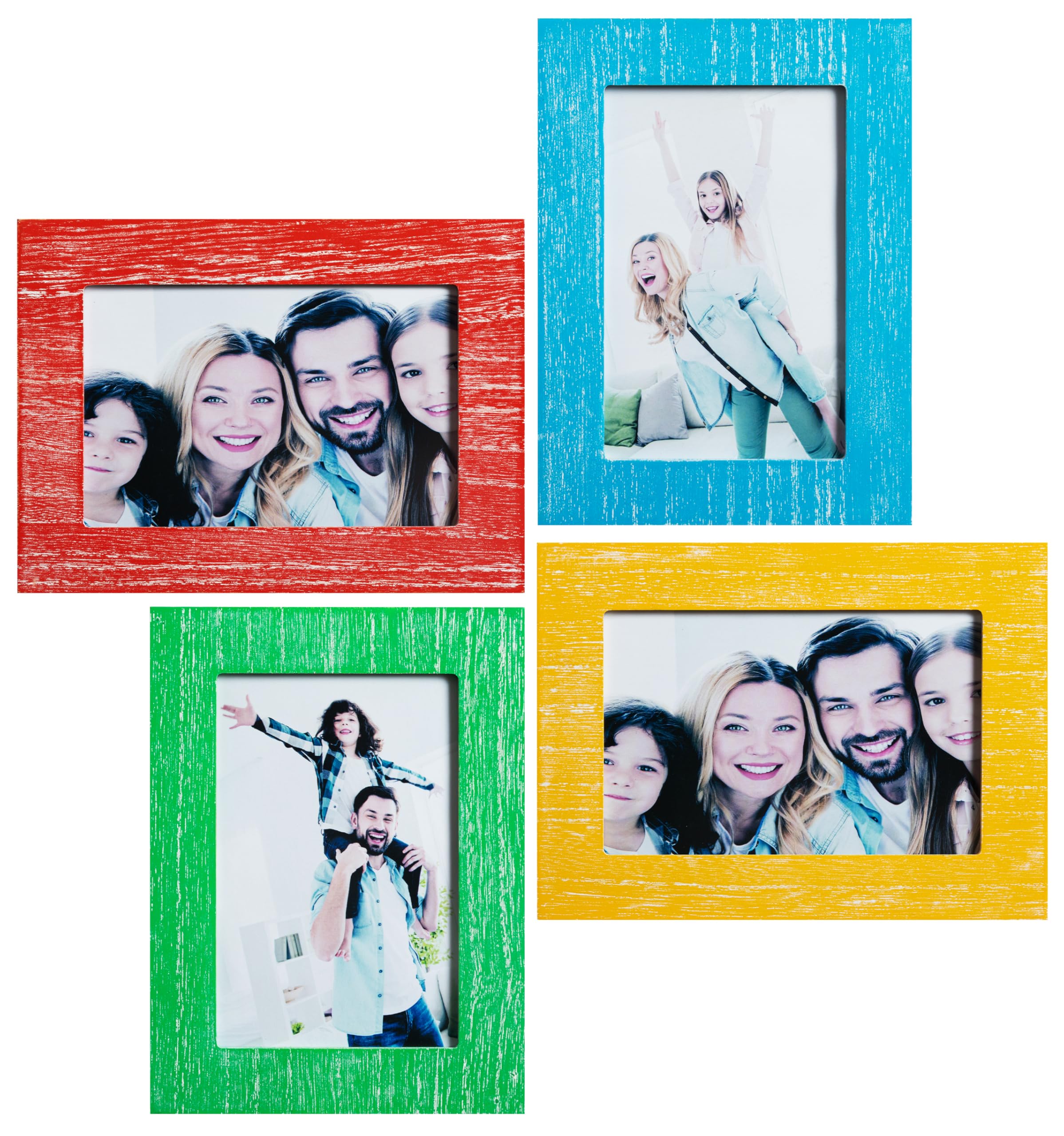 Amazon.com - eletecpro 4x6 Picture Frame Set of 4, Display 4x6 Photos ...