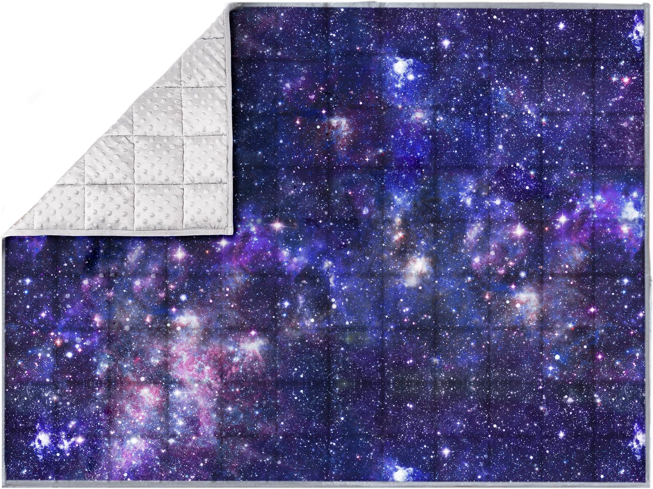 Solfres 5lbs Small Weighted Lap Pad Blanket Throw 20in x 23in - Therapy ...