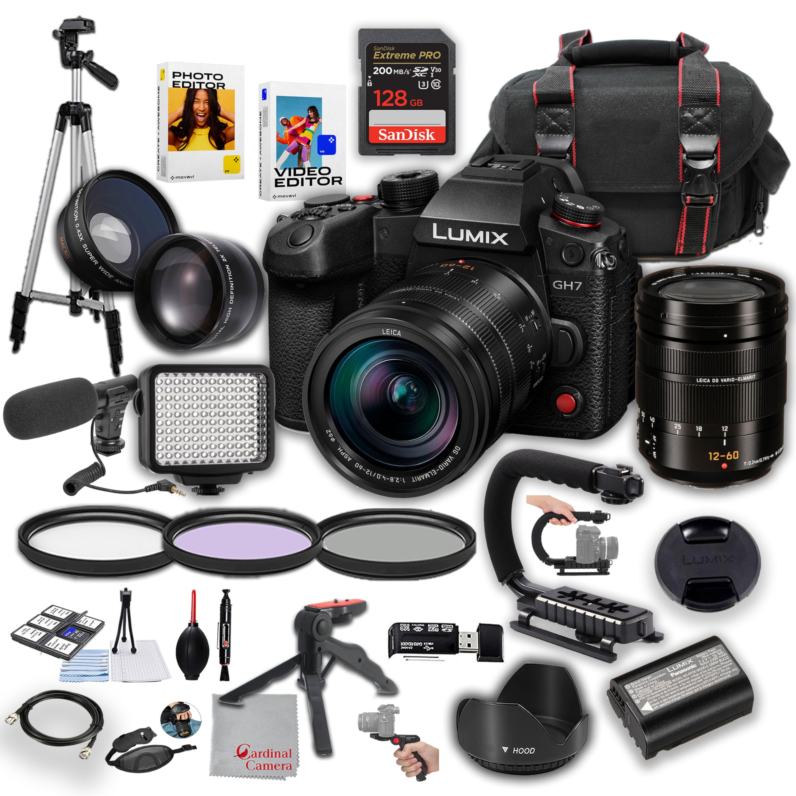 Amazon.com : Panasonic Lumix GH7 Mirrorless Camera with Panasonic Leica ...