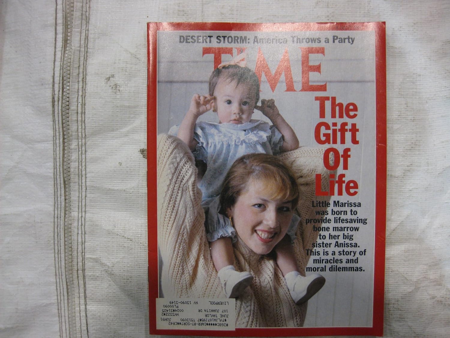 Time Magazine June 17 1991 The Gift of Life: Time Magazine: Amazon.com ...