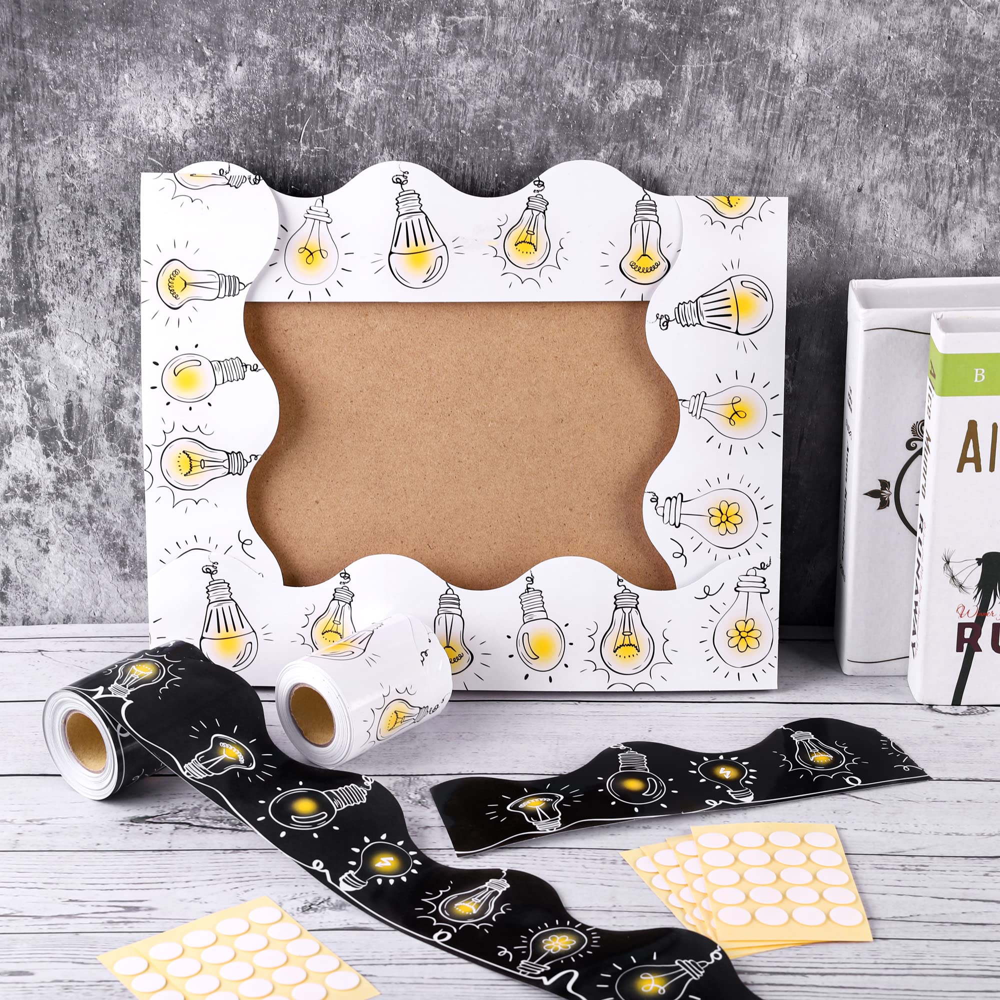 Snapklik.com : Durony 2 Rolls 65.6 Feet Light Bulb Bulletin Board ...