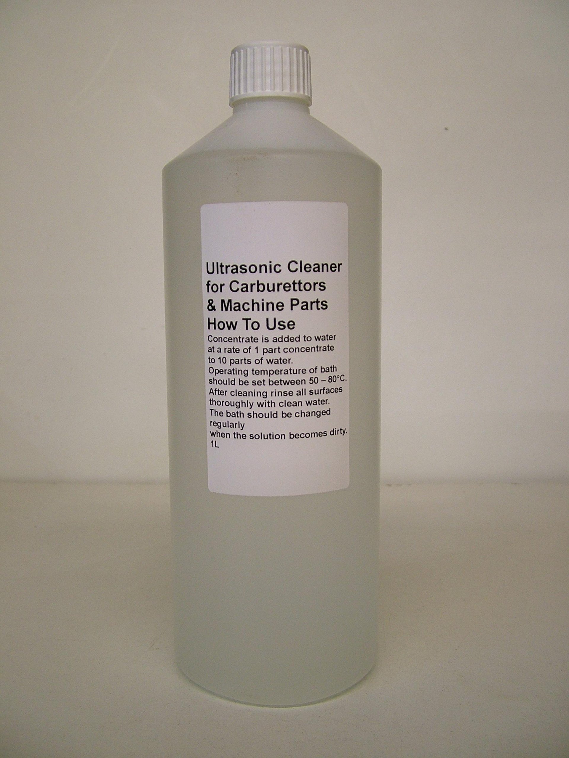Ultrasonic Cleaning Fluid For Carburettors And Machine Parts 1l ...