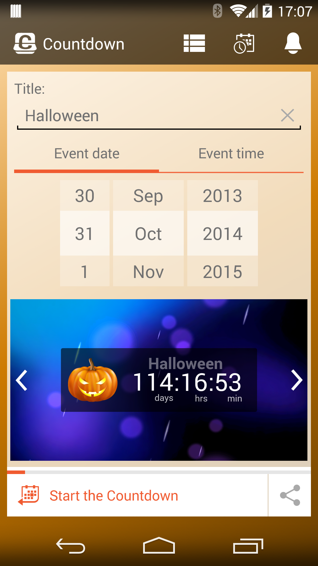 Countdown Widget:Amazon.com:Appstore for Android