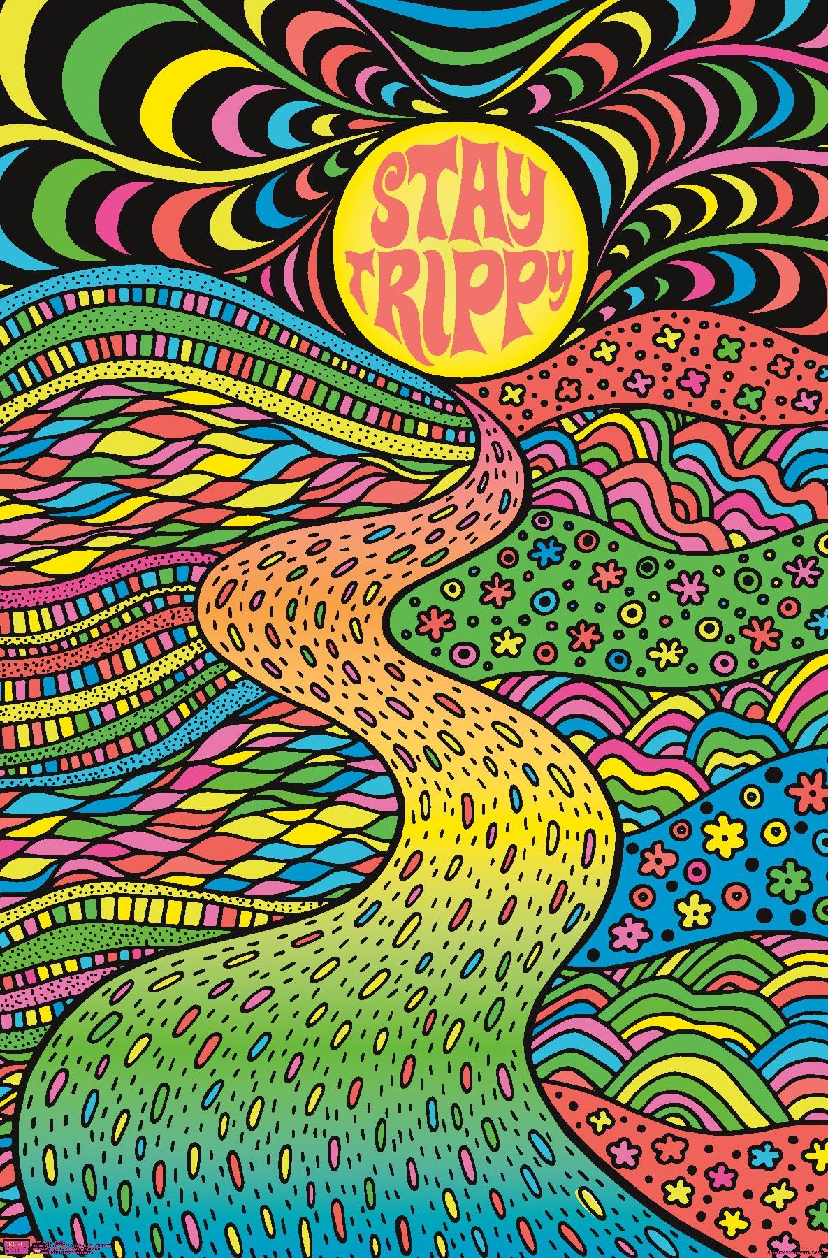 Amazon.com: Trends International Neon - Trippy Neon Wall Poster : Tools ...