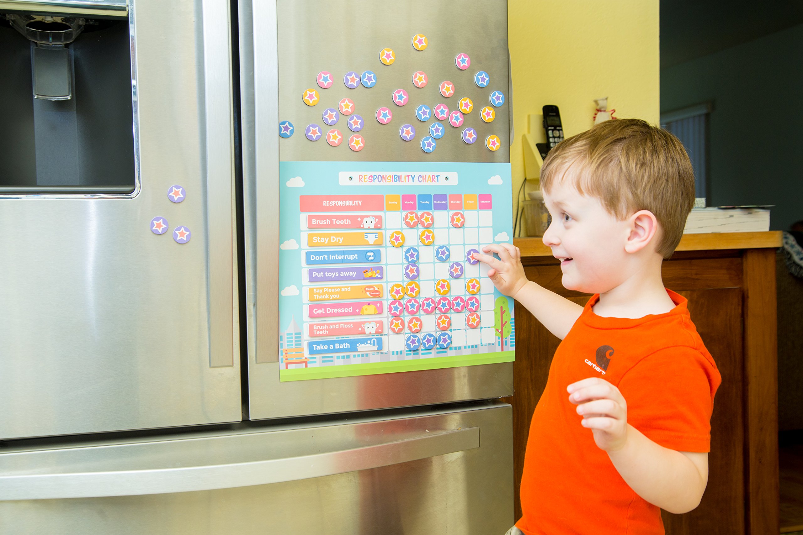 Buy pneat Good Behavior Chart | Chore Chart | Magnetic Responsibility ...