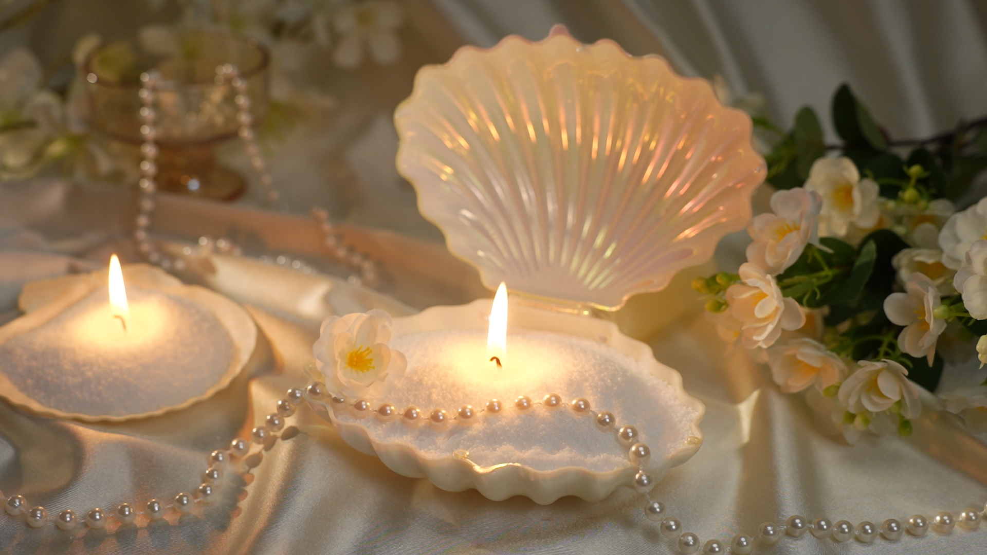 Watch Conelist Pearled Sand Wax Candle Customized Powder Candle on ...