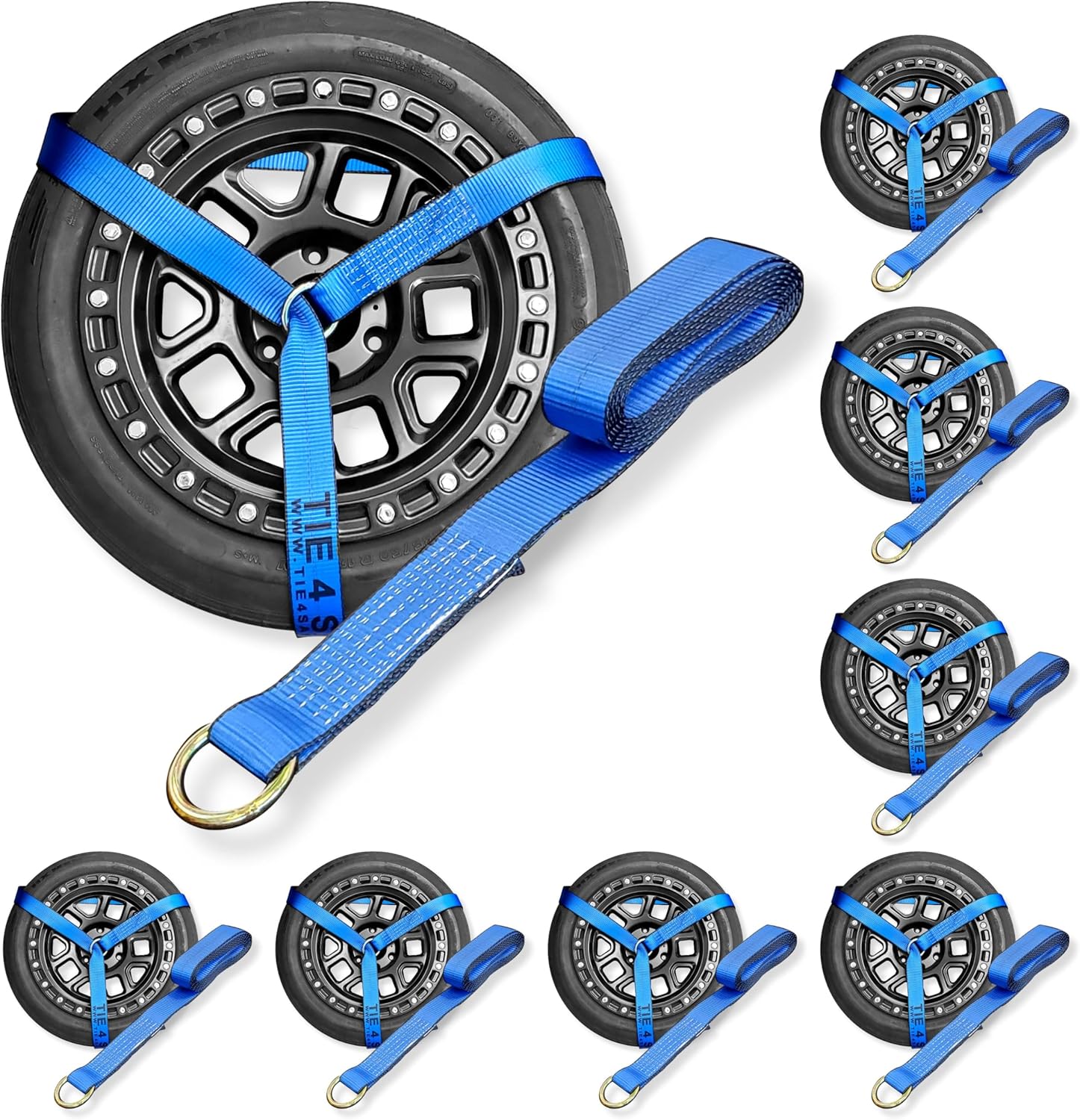 Amazon.com: Mega Cargo Control Wheel Dolly Tire Harness with O Ring ...