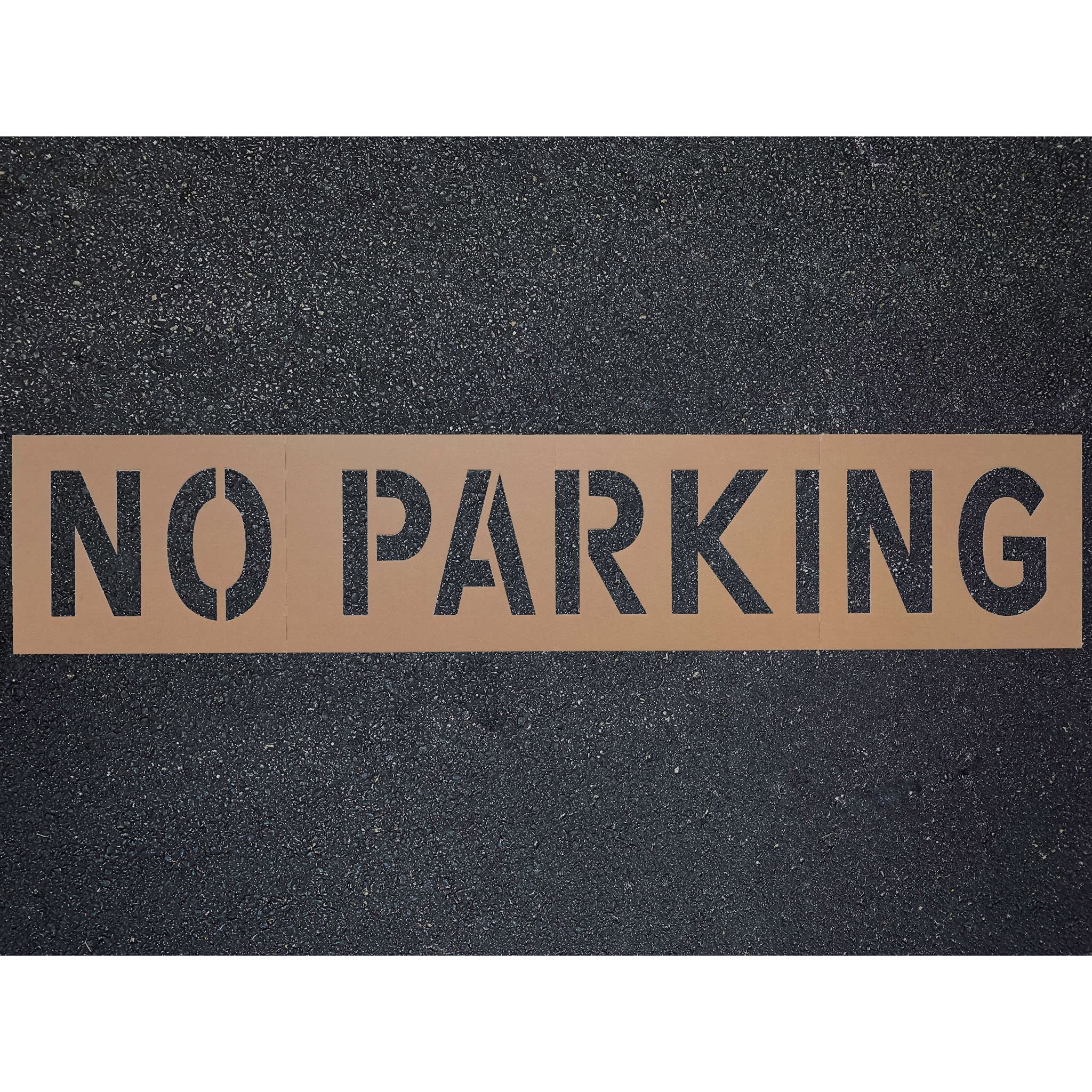 Amazon.com : APS 6" NO Parking Stencils for Parking Lots Curbs Garages ...