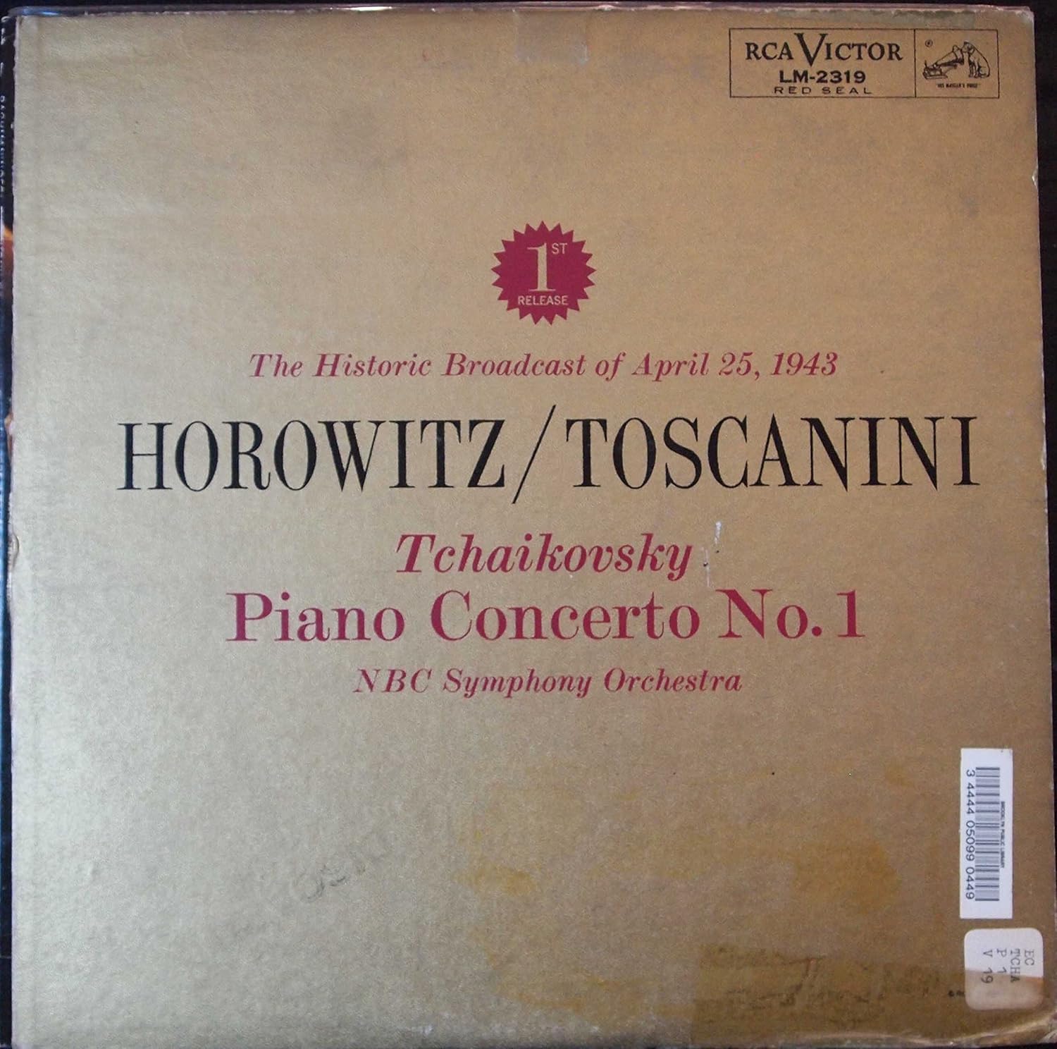 Tchaikovsky, Toscanini, Horowitz, NBC Sym Orch. - Piano Concerto 1 ...