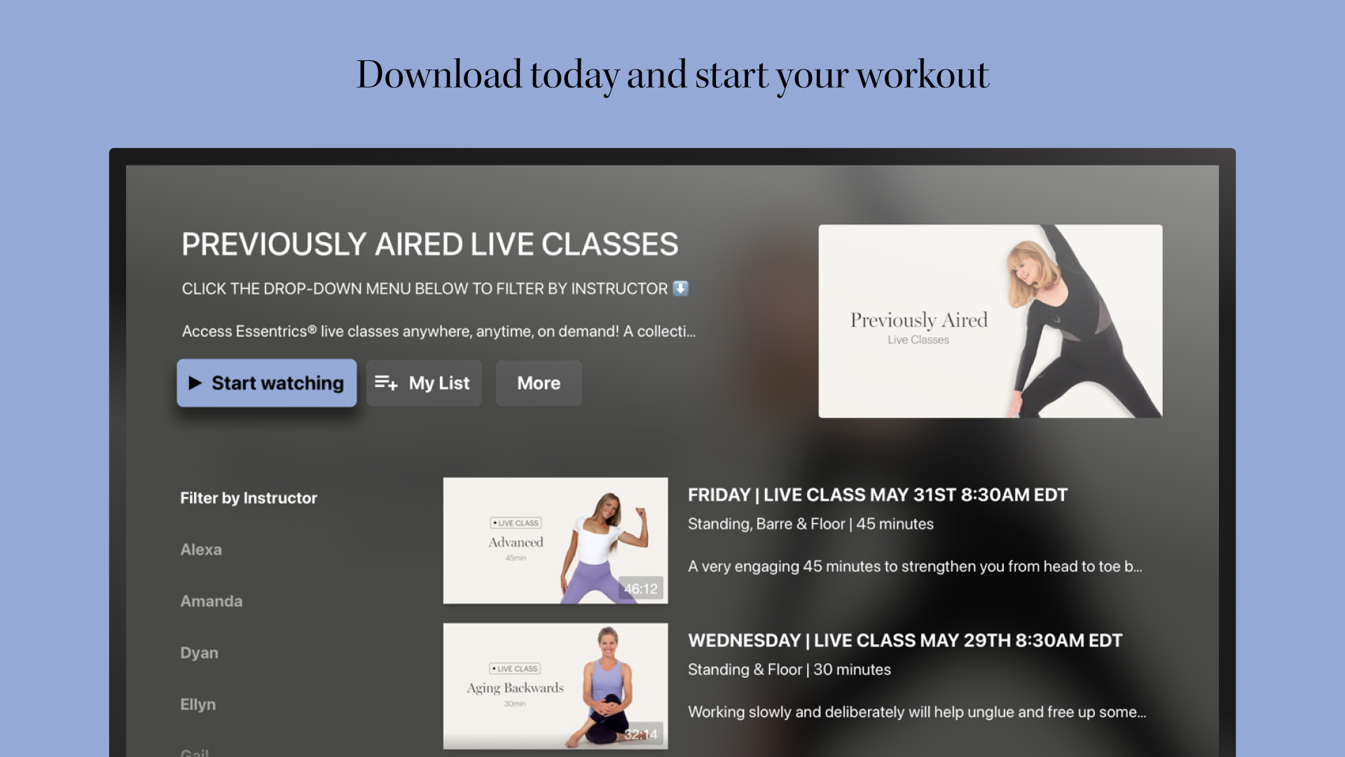 Essentrics TV - App on Amazon Appstore