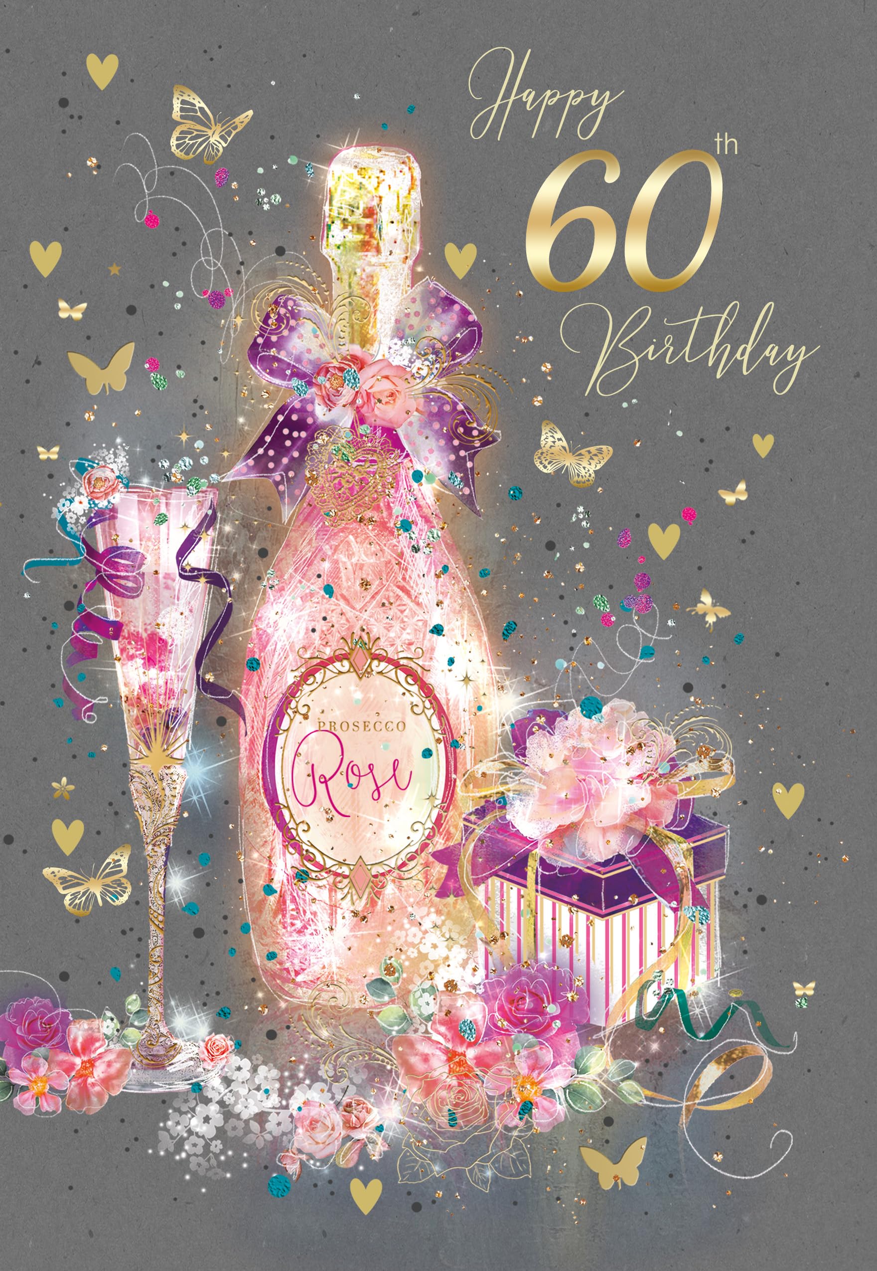 Cherry Orchard Happy 60th Birthday Gorgeous Champagne Celebration ...